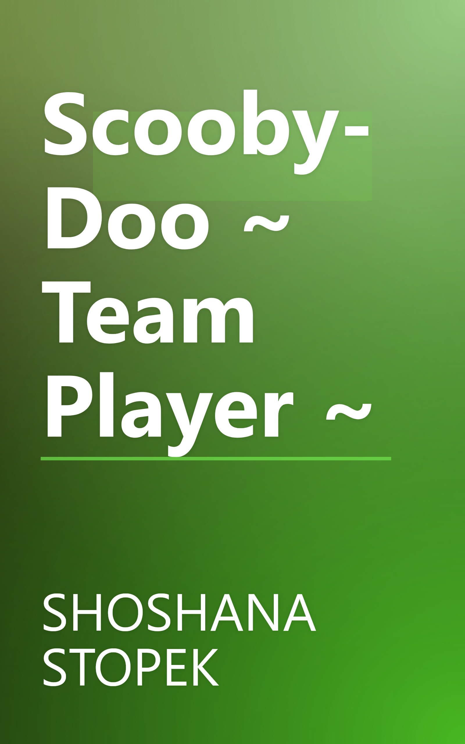 Scooby-Doo ~ Team Player ~ book cover