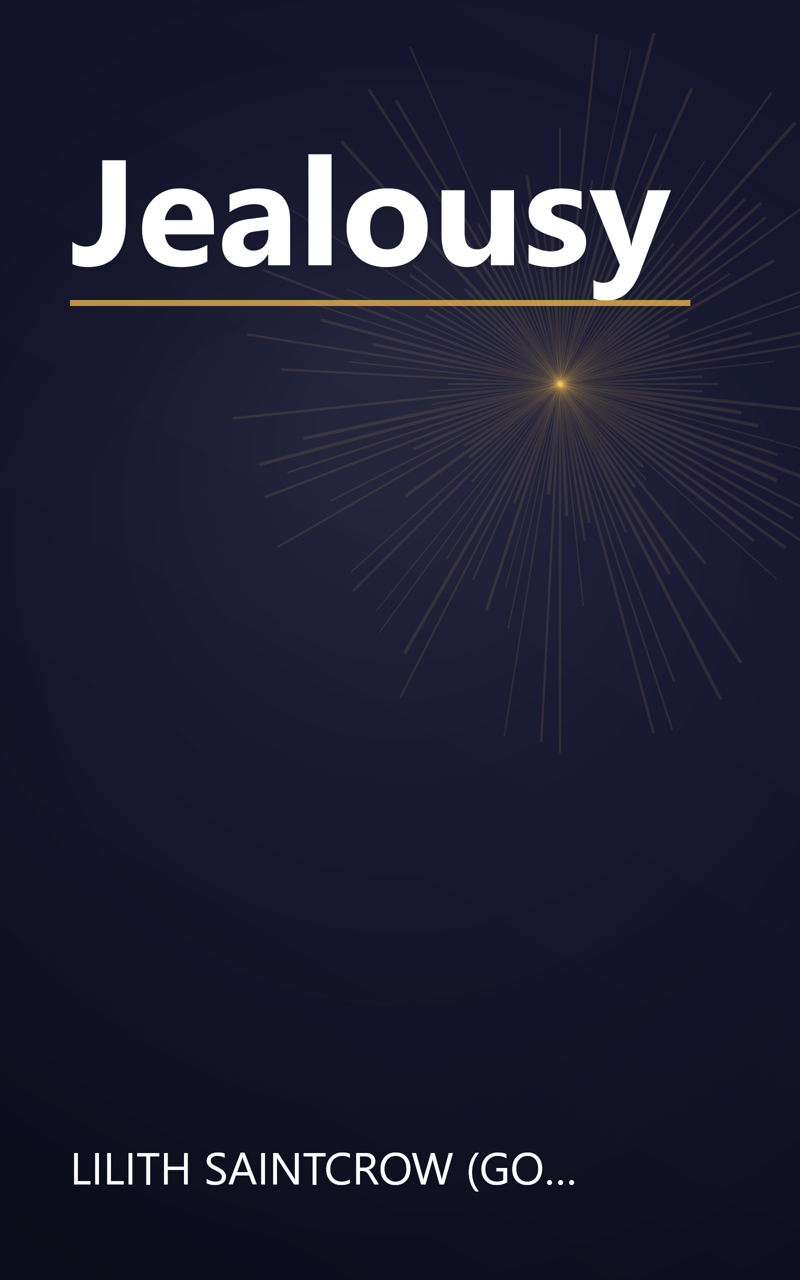 Jealousy book cover