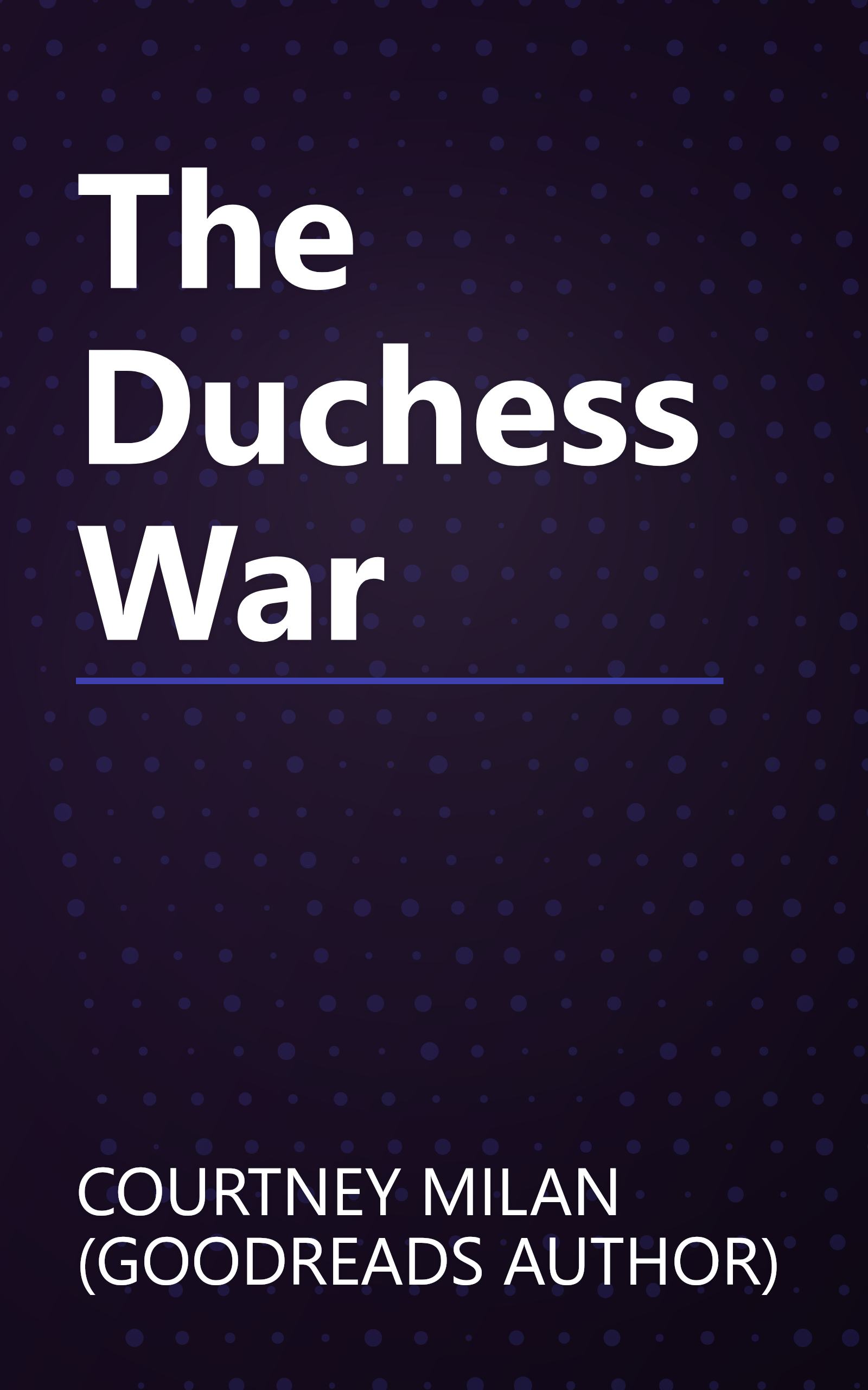 The Duchess War book cover
