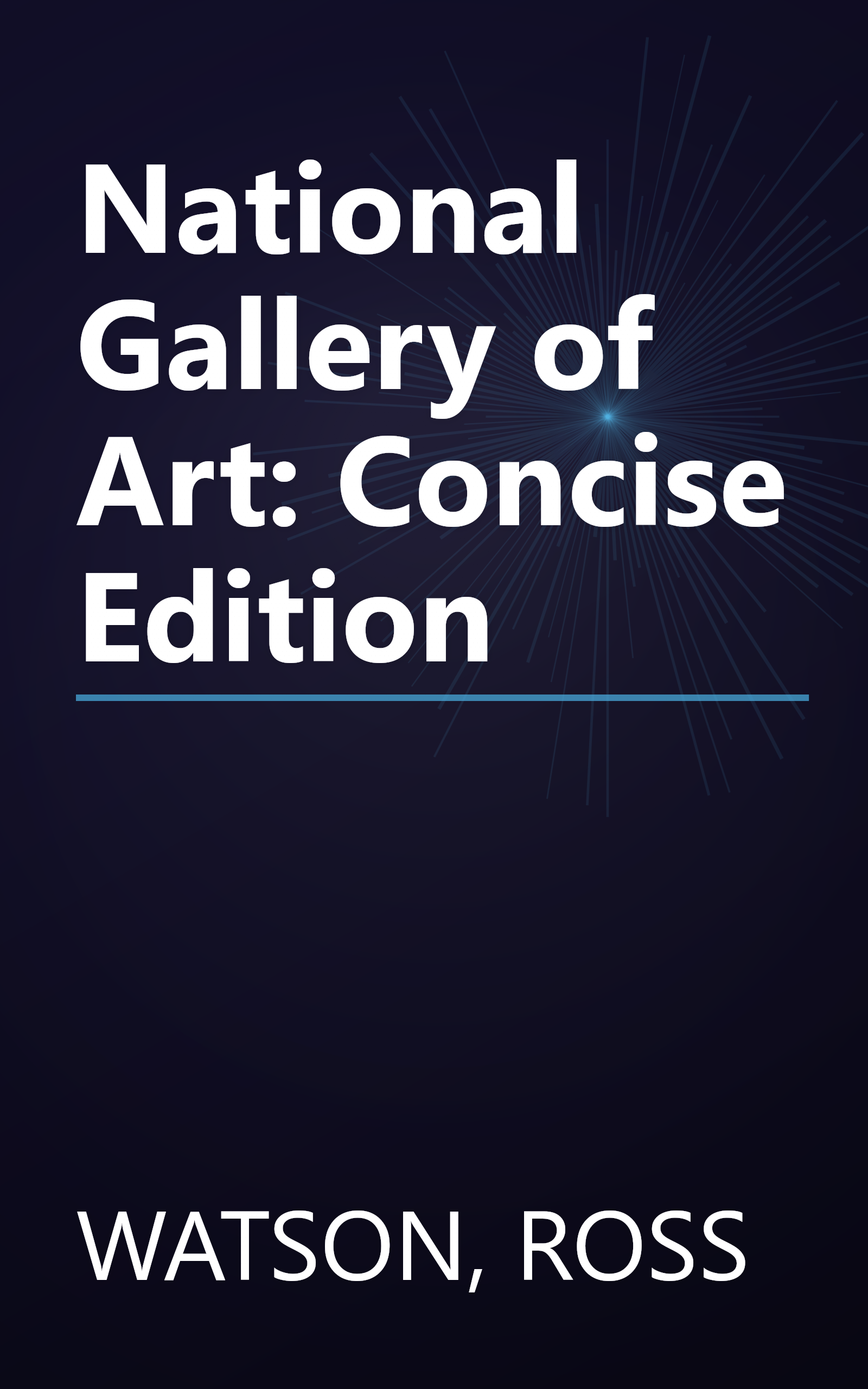 National Gallery of Art: Concise Edition book cover