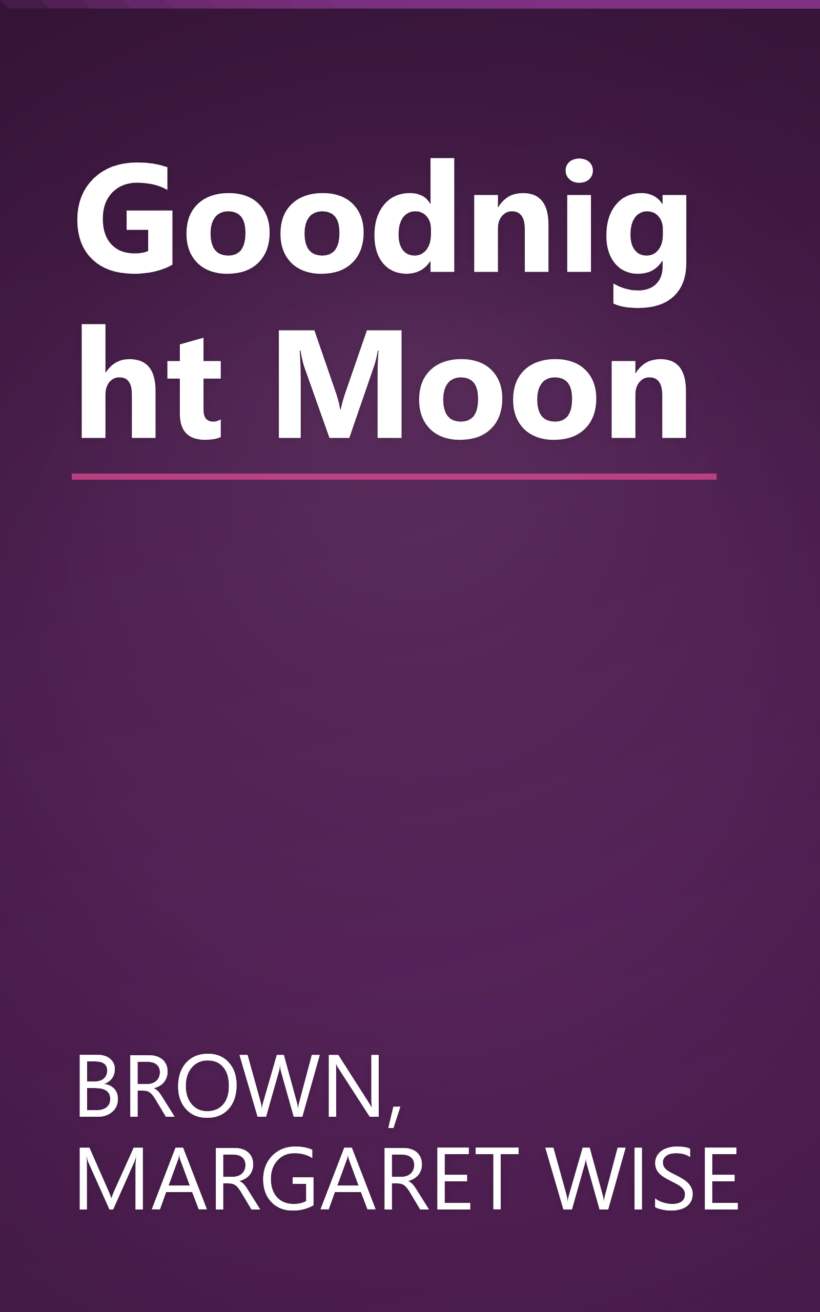 Goodnight Moon book cover