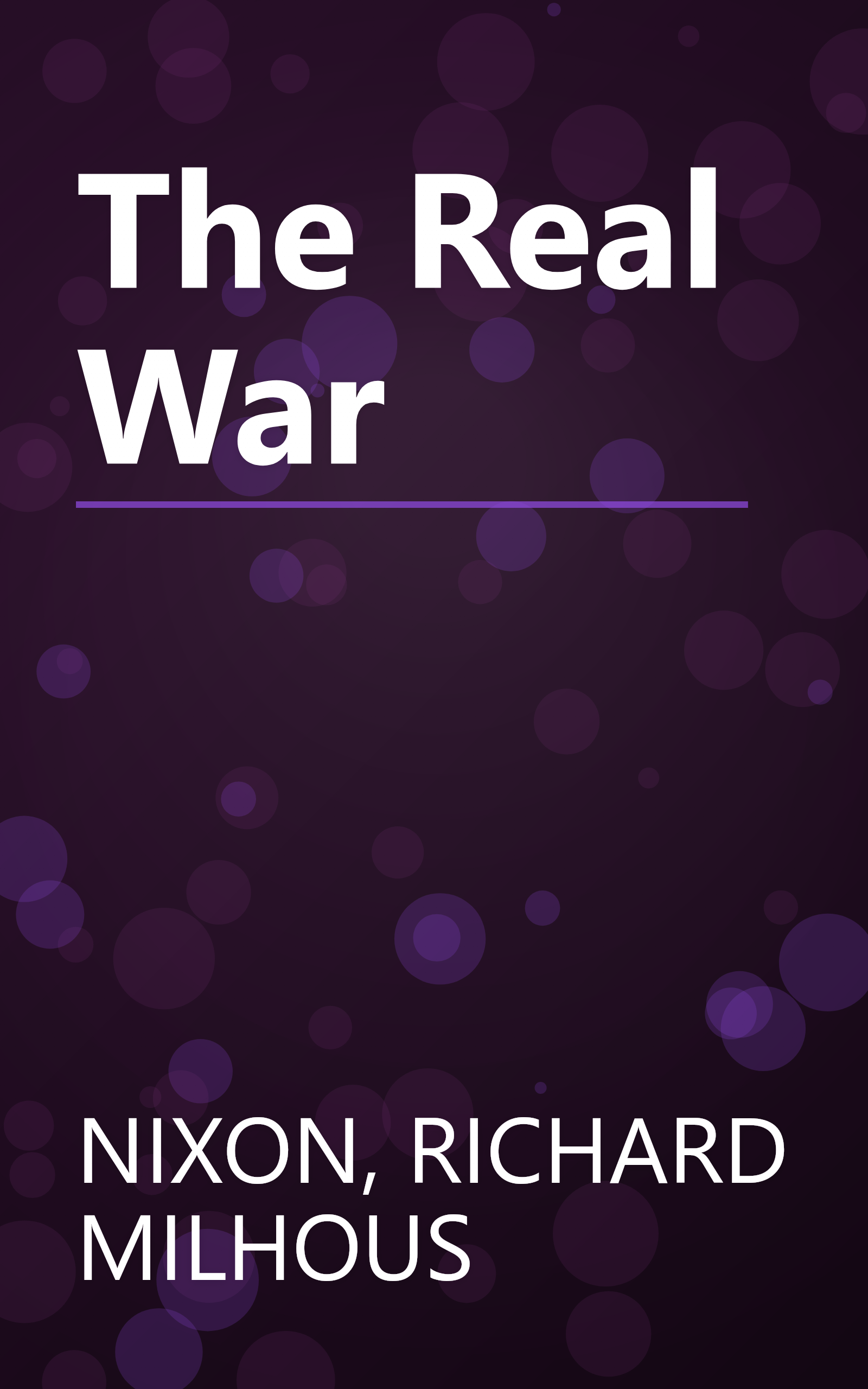 The Real War book cover