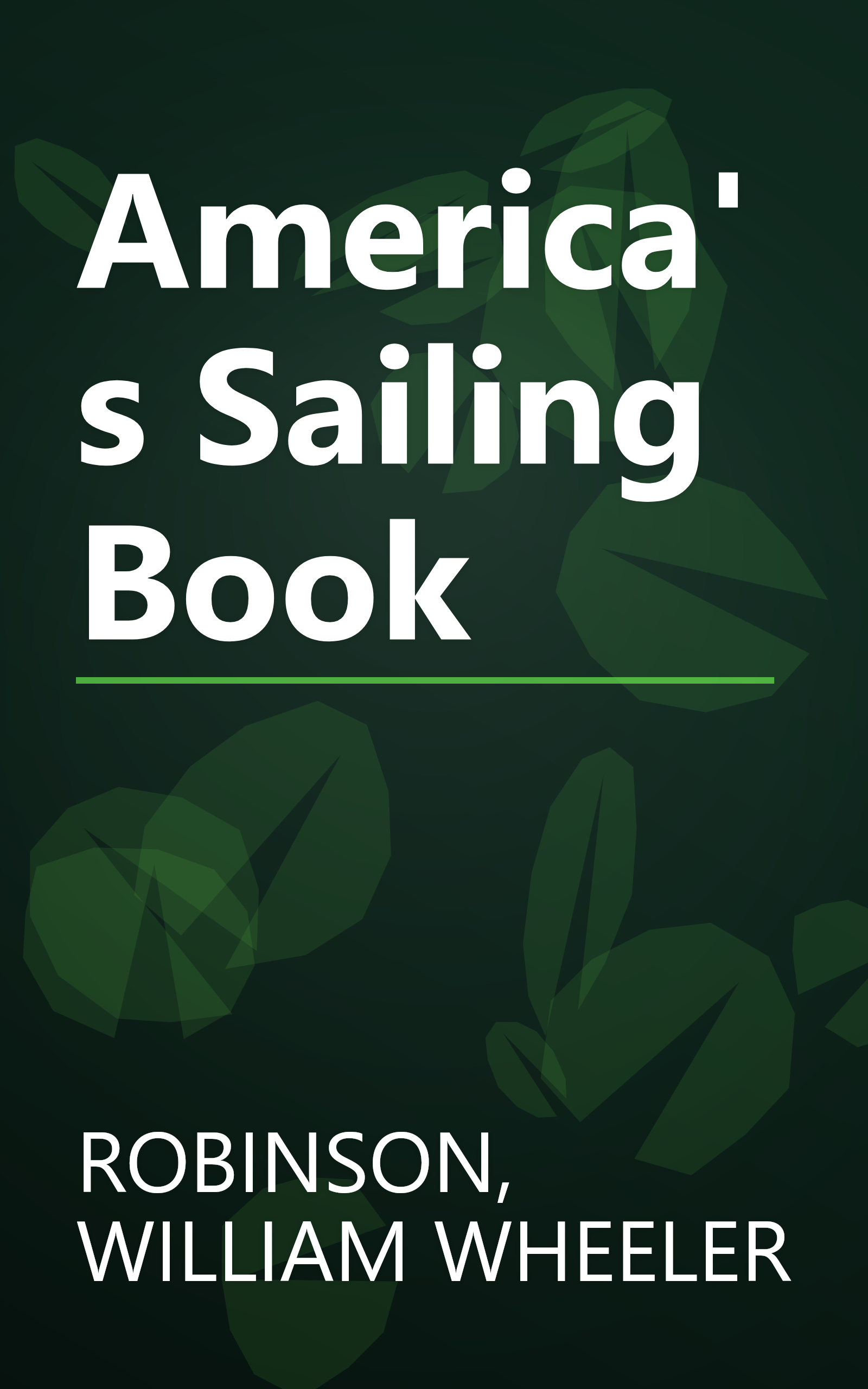 America's Sailing Book book cover