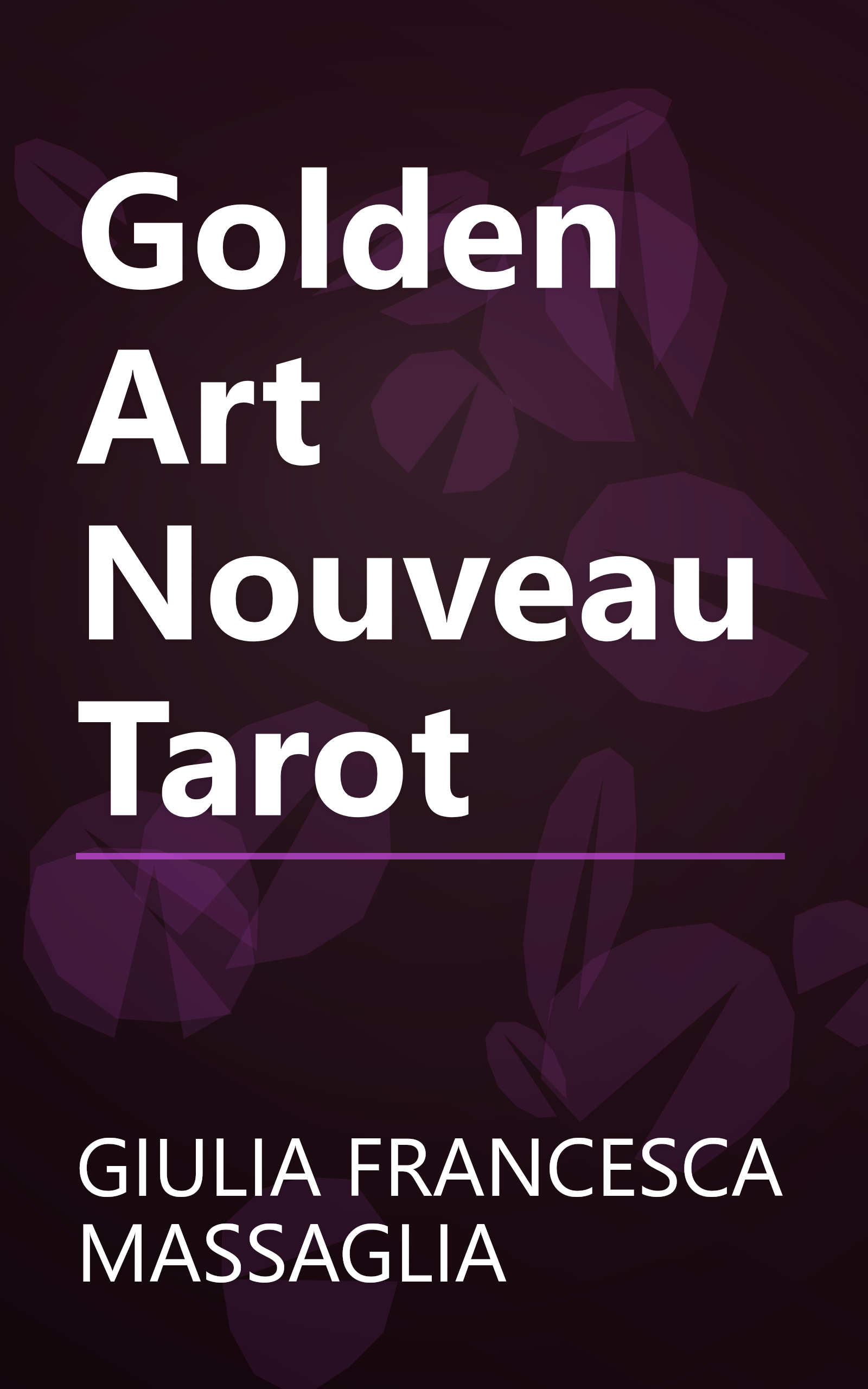 Golden Art Nouveau Tarot book cover