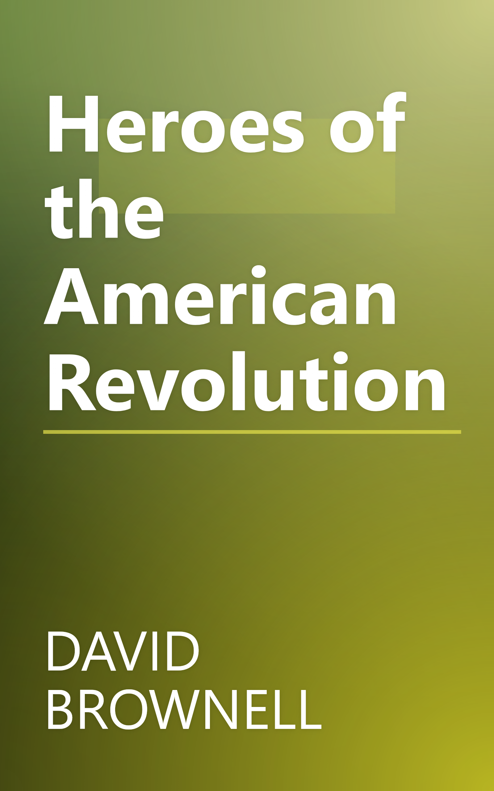 Heroes of the American Revolution book cover