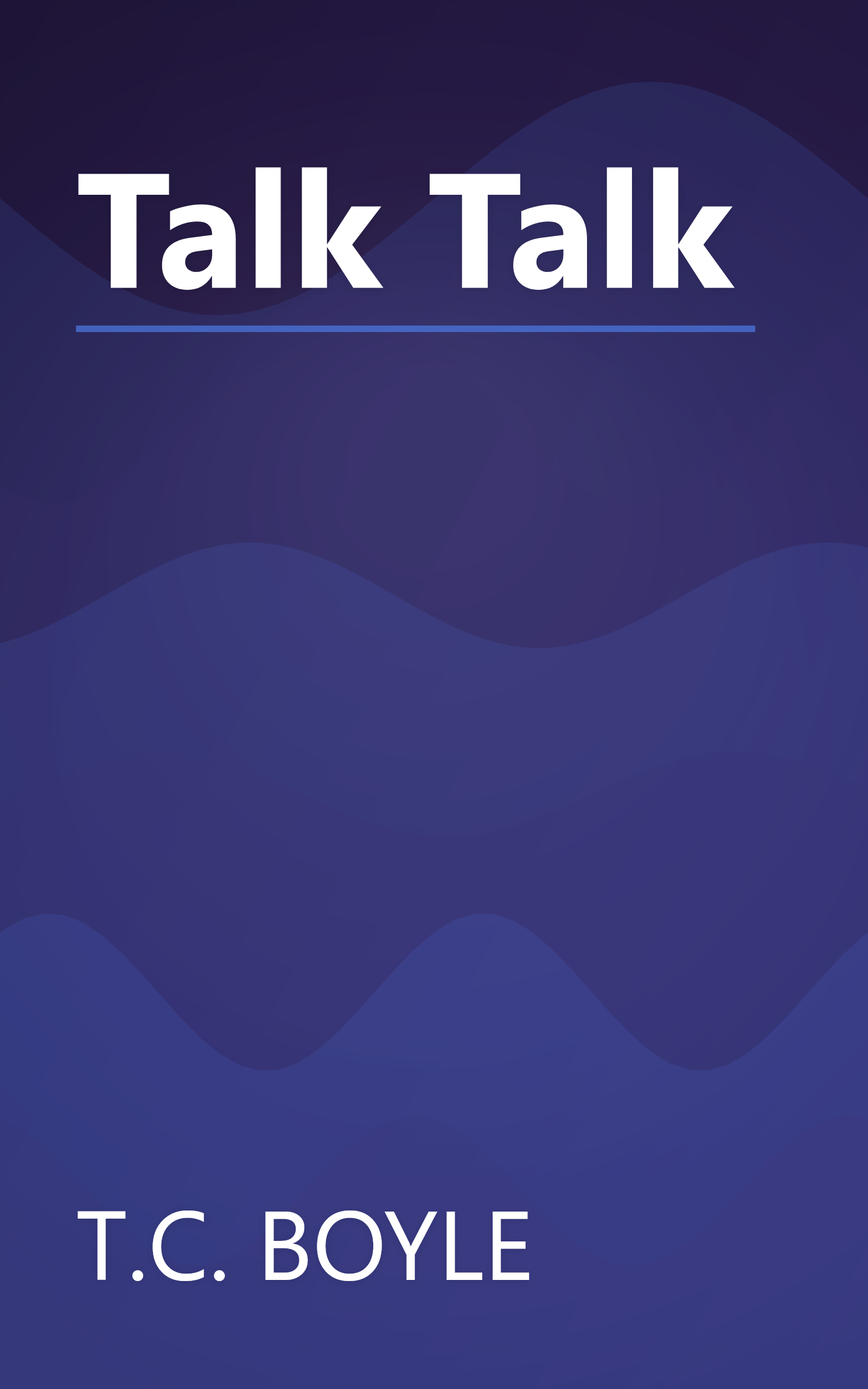 Talk Talk book cover