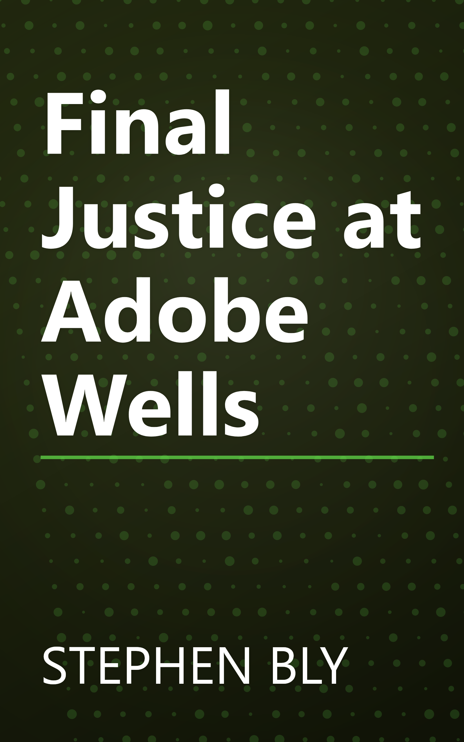 Final Justice at Adobe Wells book cover