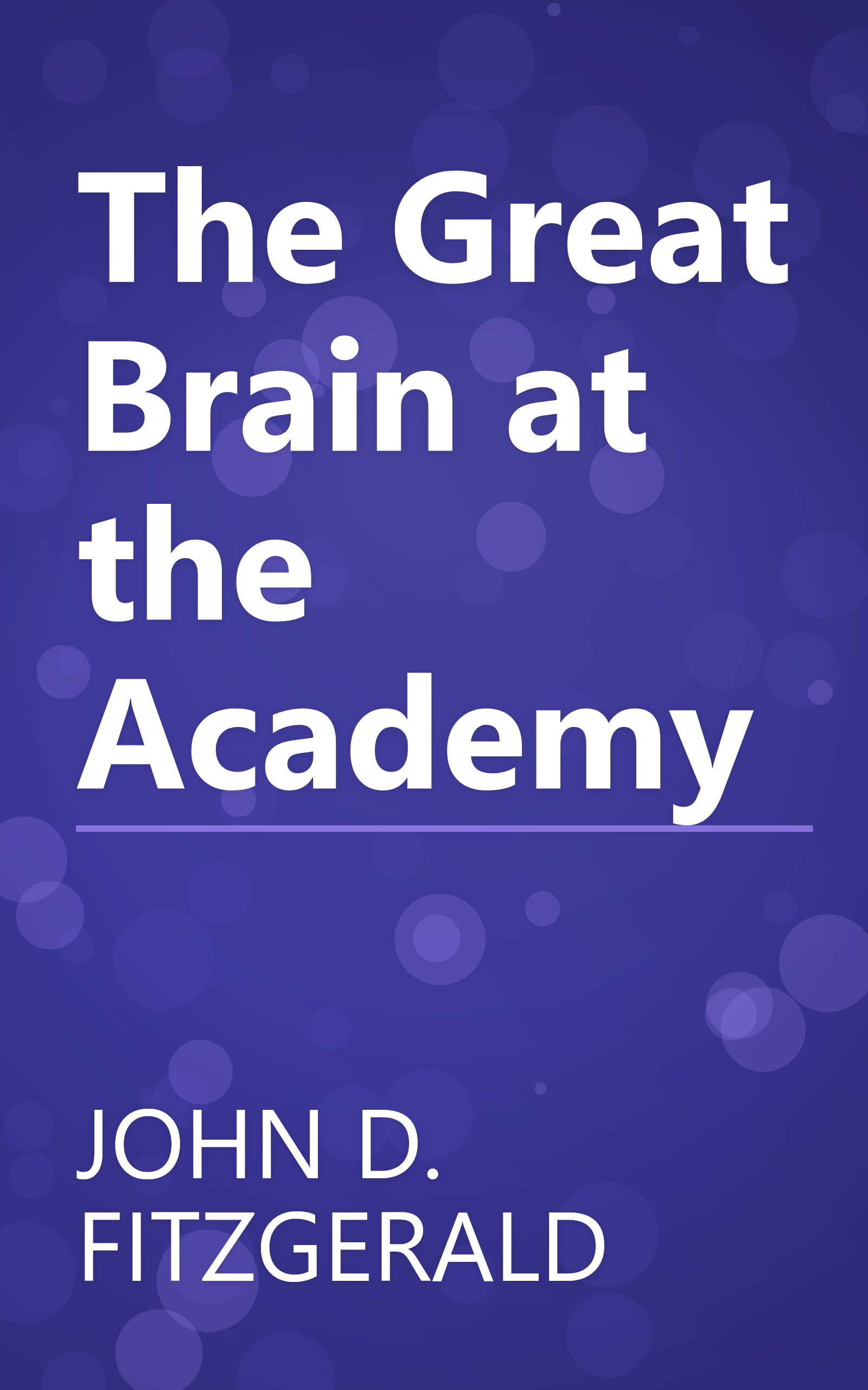 The Great Brain at the Academy book cover