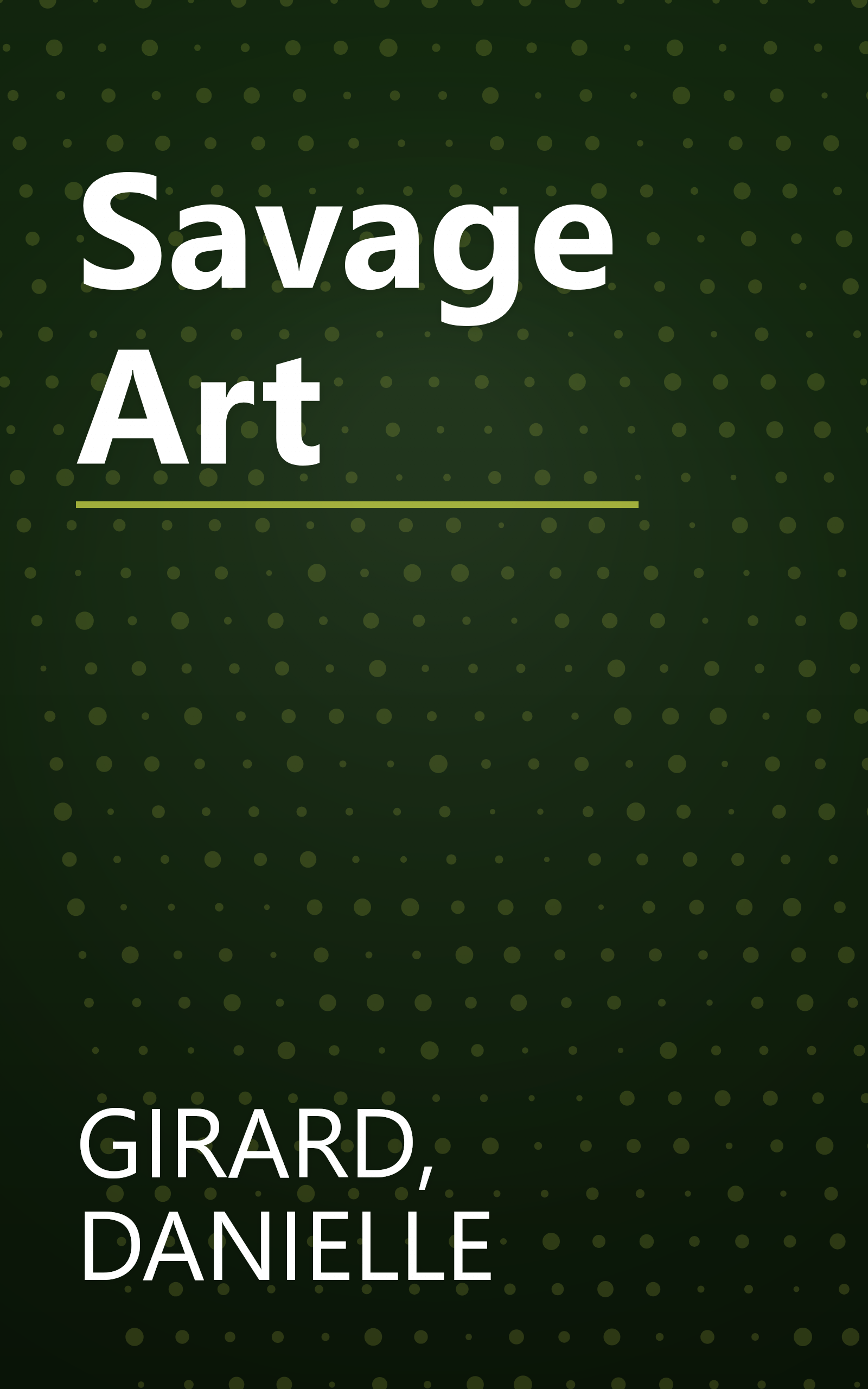 Savage Art book cover
