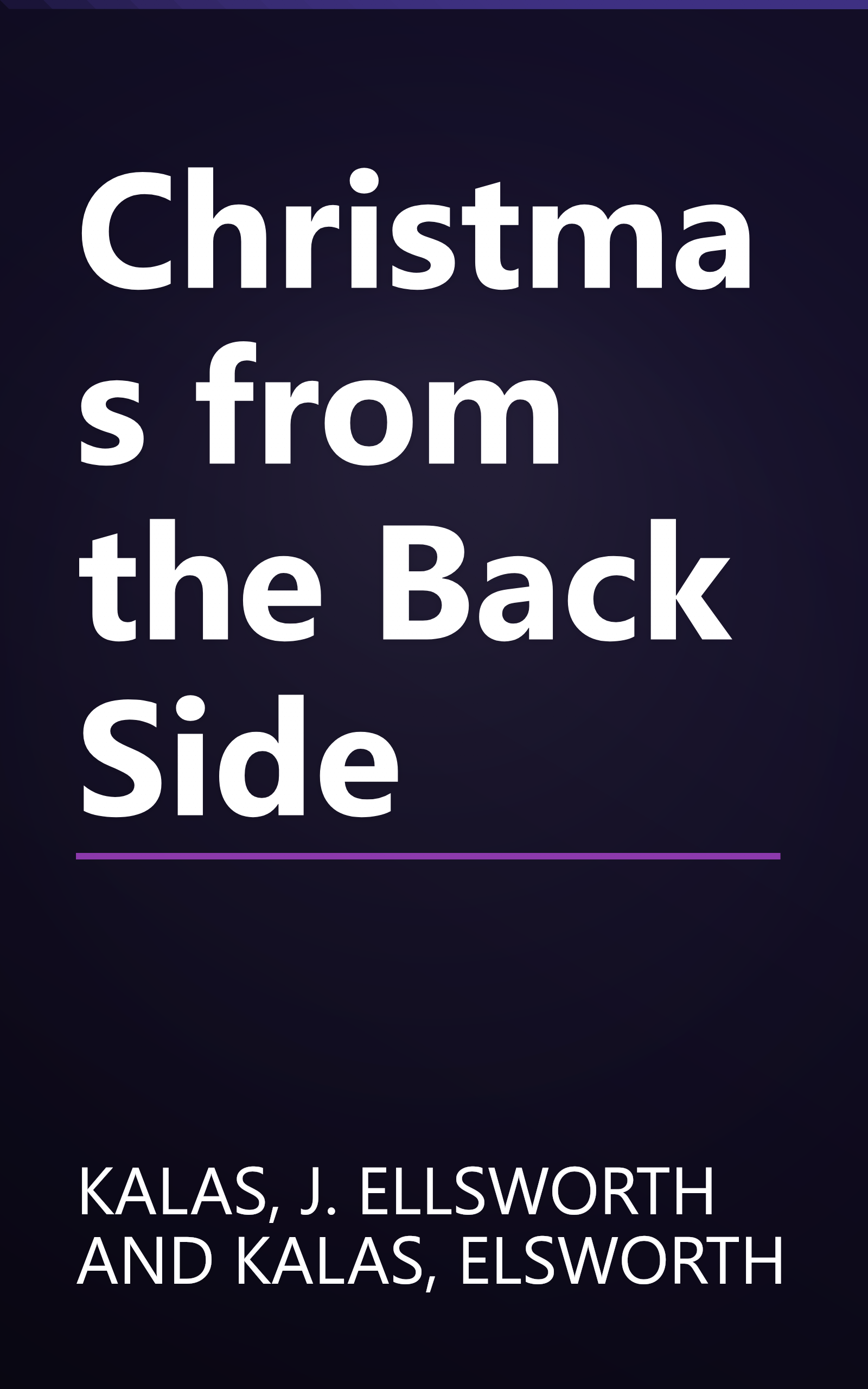 Christmas from the Back Side book cover