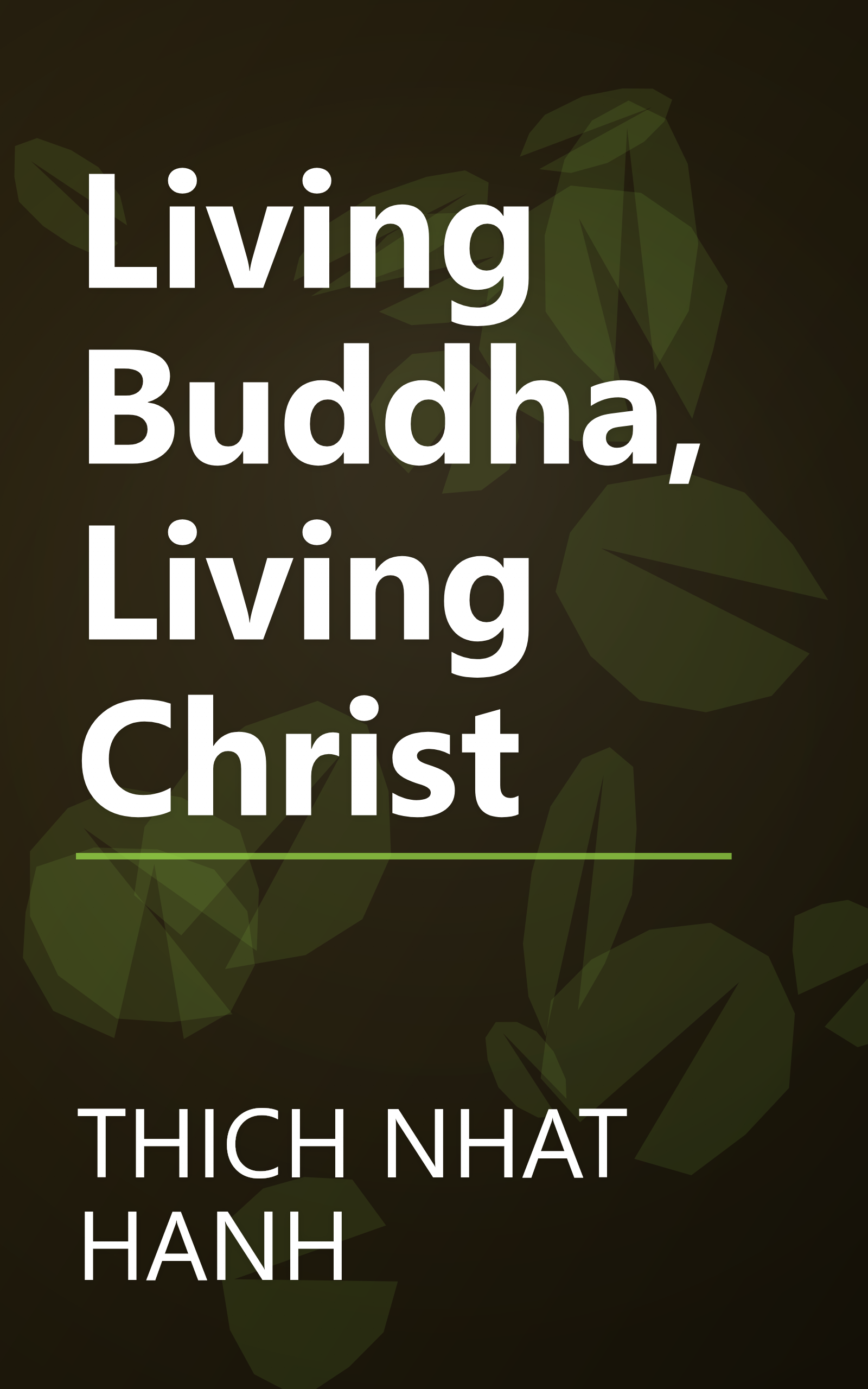 Living Buddha, Living Christ book cover