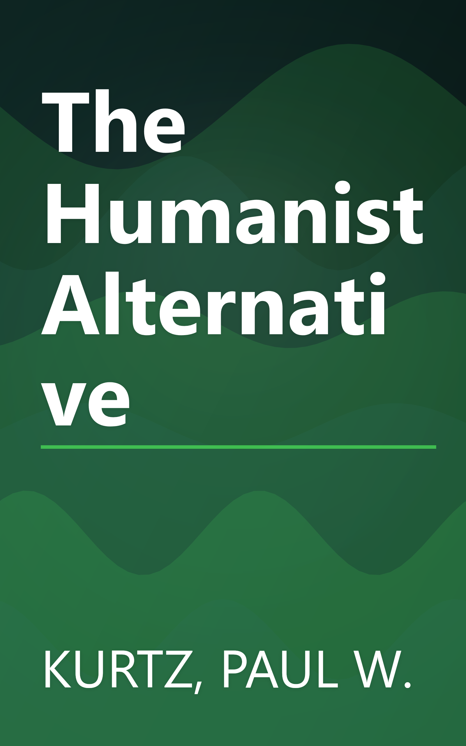 The Humanist Alternative book cover