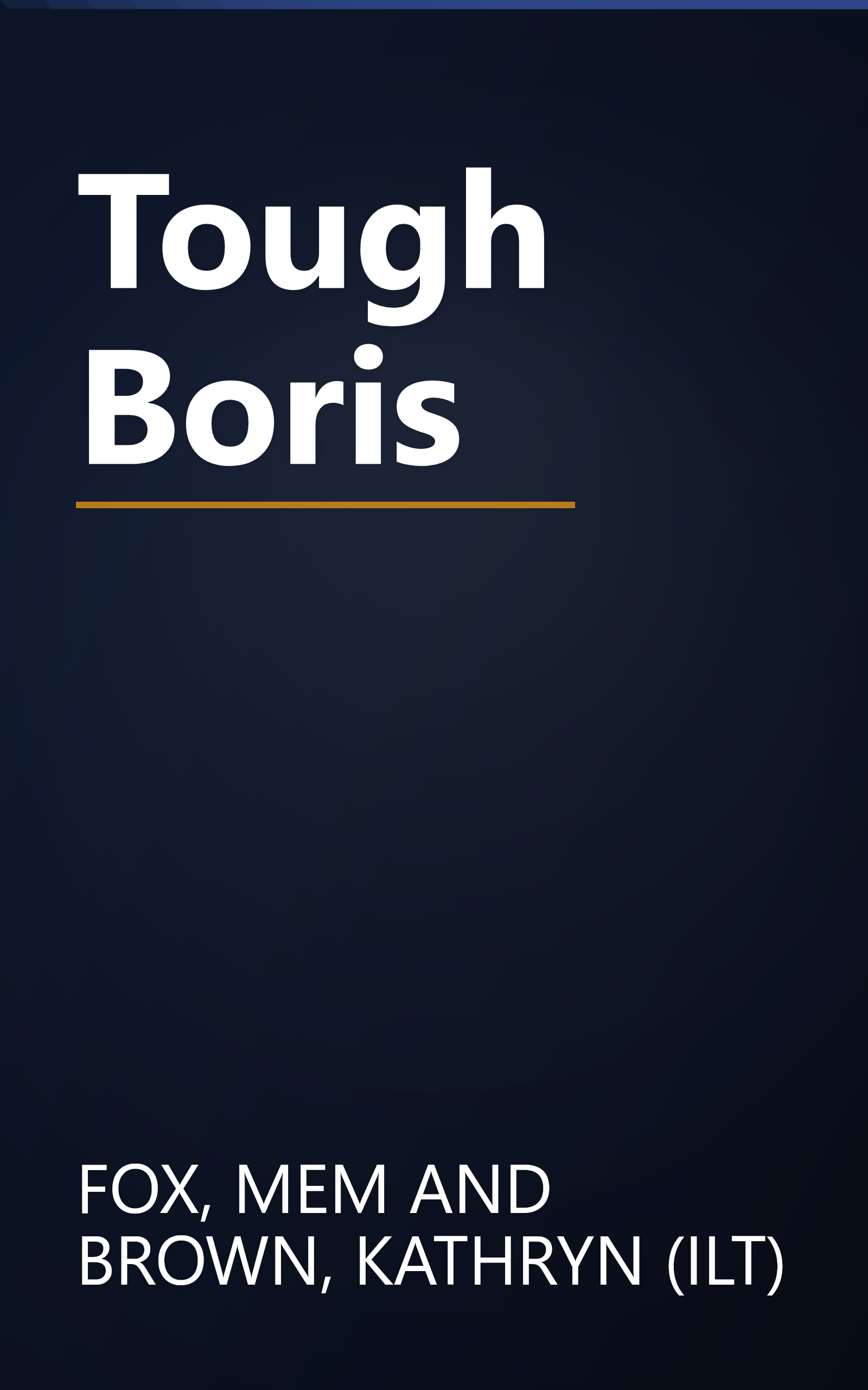 Tough Boris book cover
