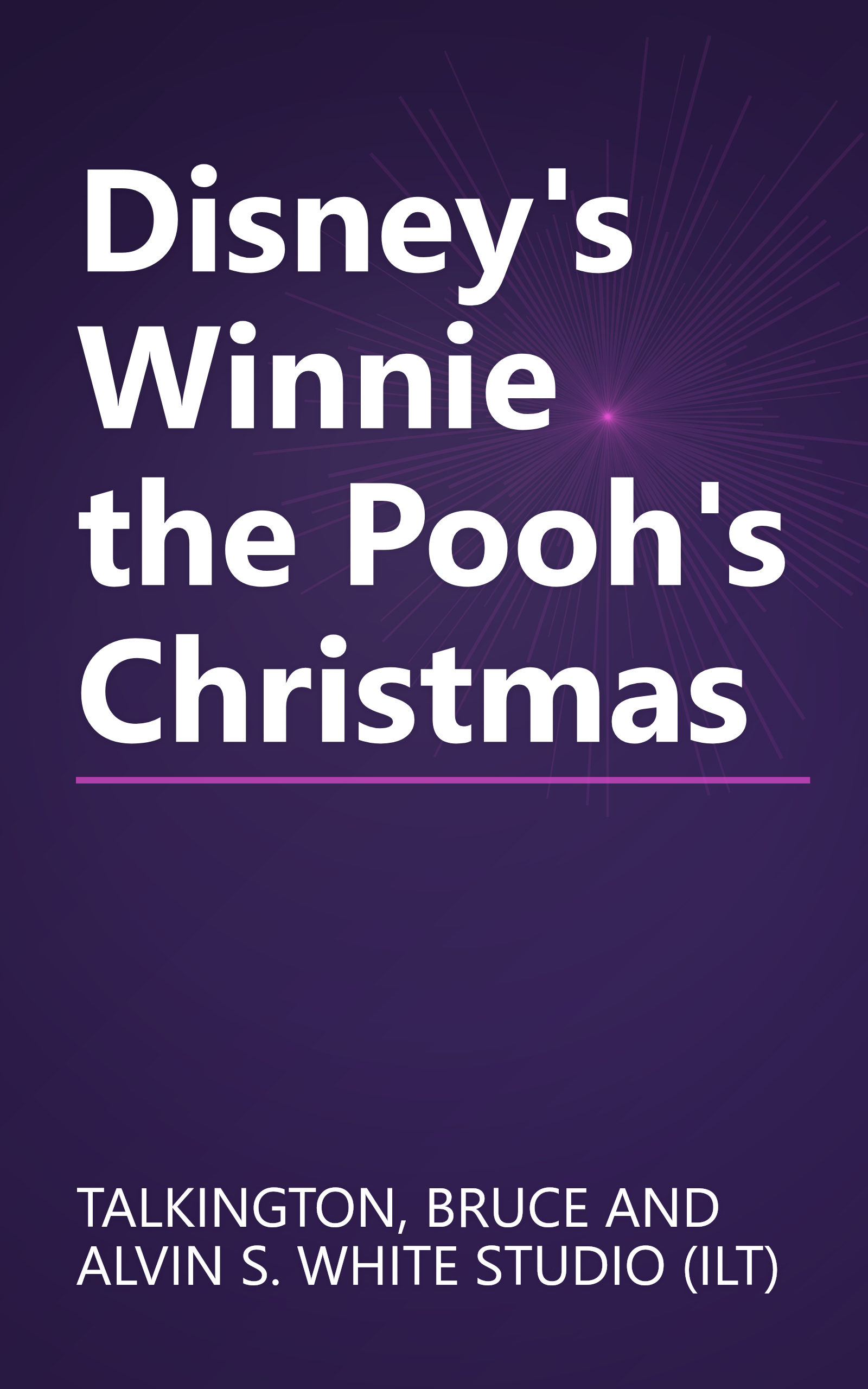 Disney's Winnie the Pooh's Christmas book cover