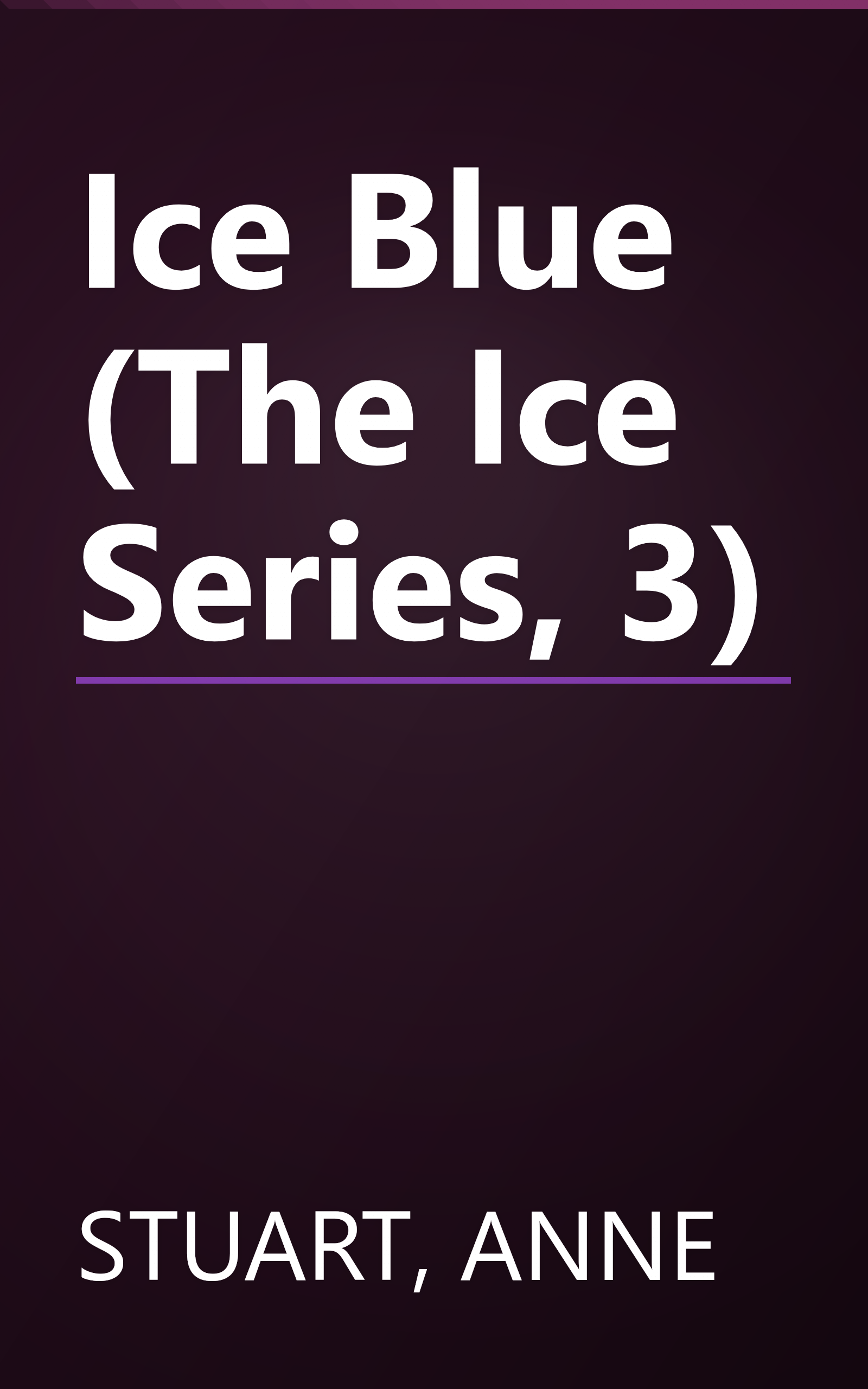 Ice Blue (The Ice Series, 3) book cover