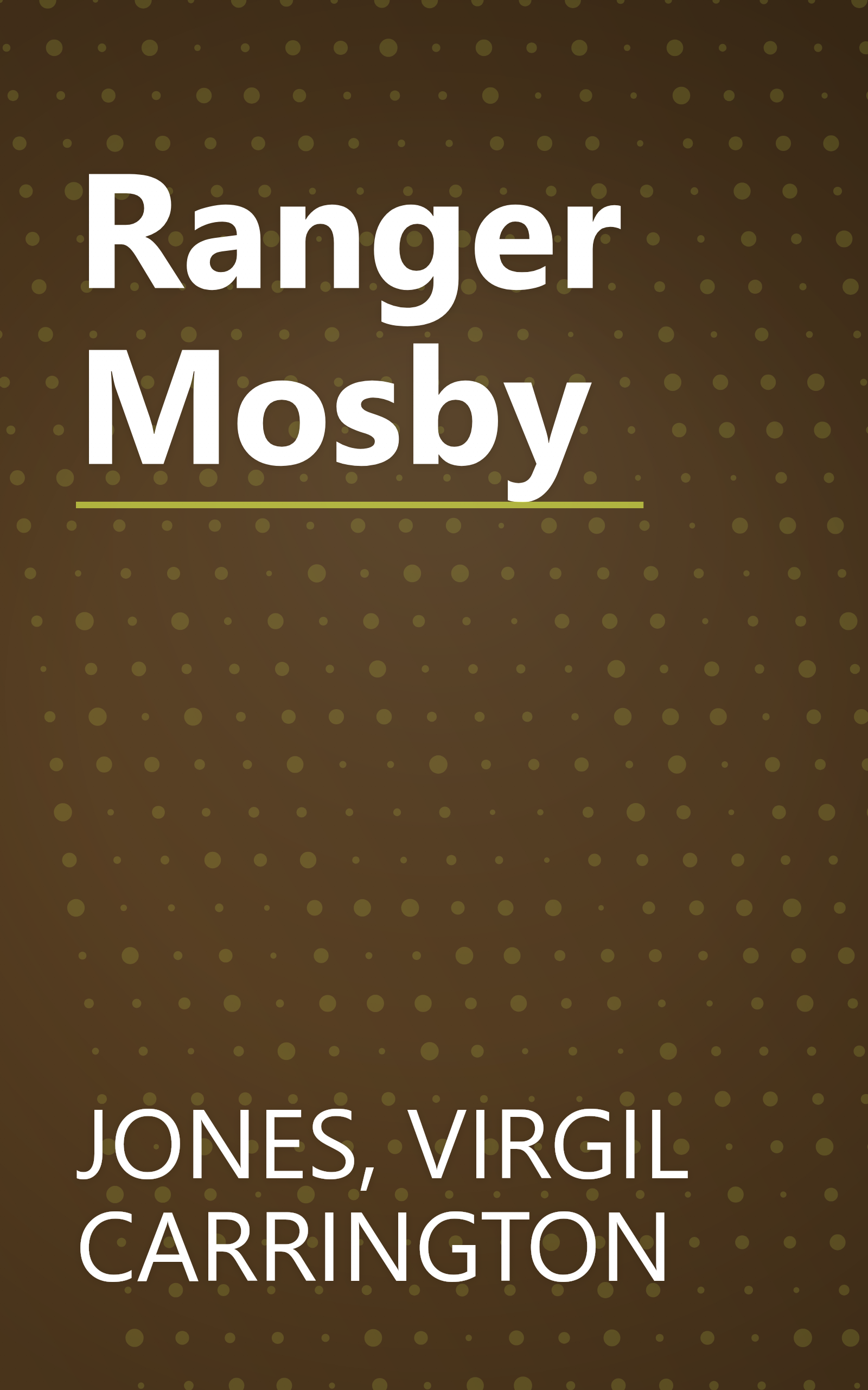 Ranger Mosby book cover