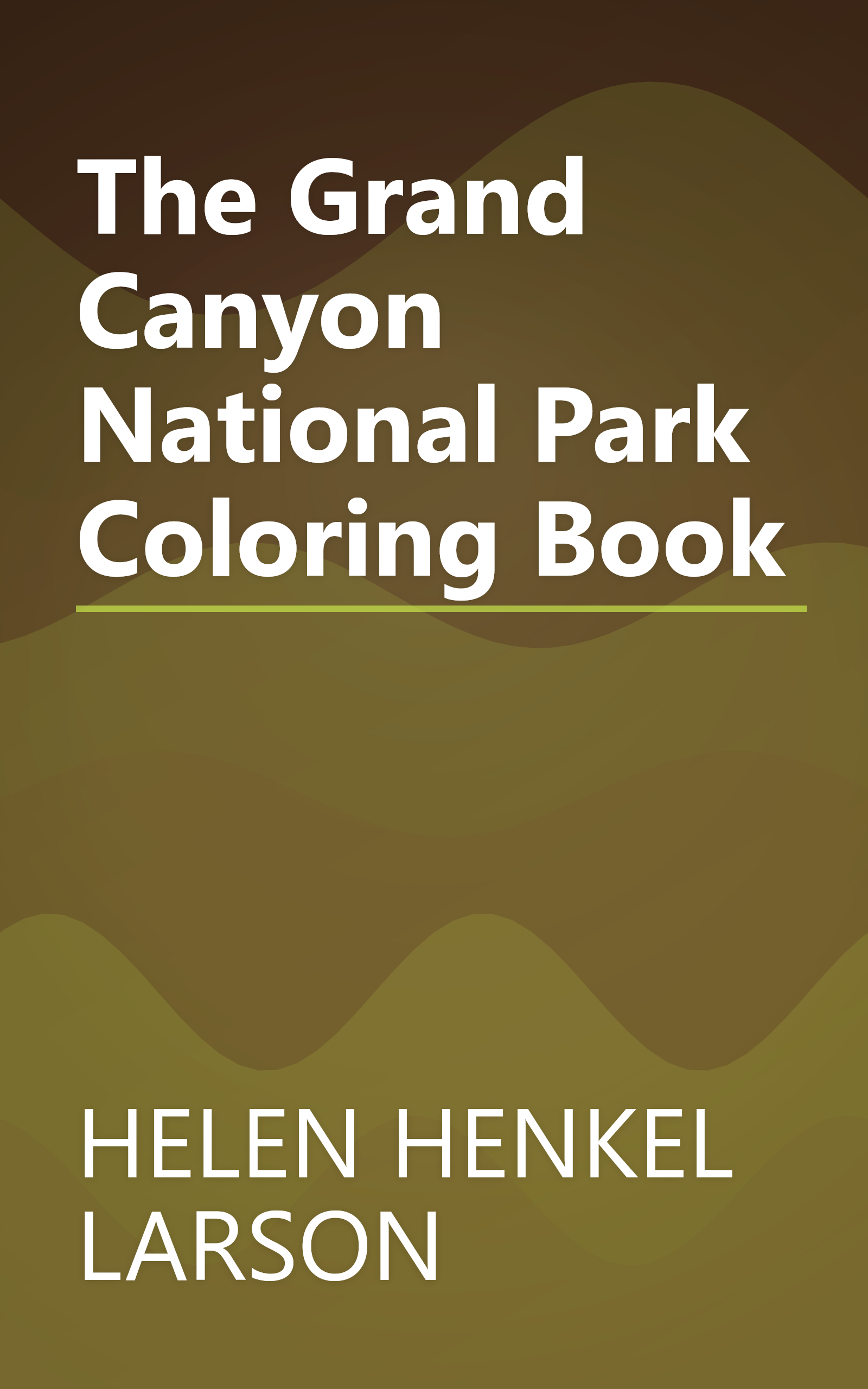 The Grand Canyon National Park Coloring Book book cover