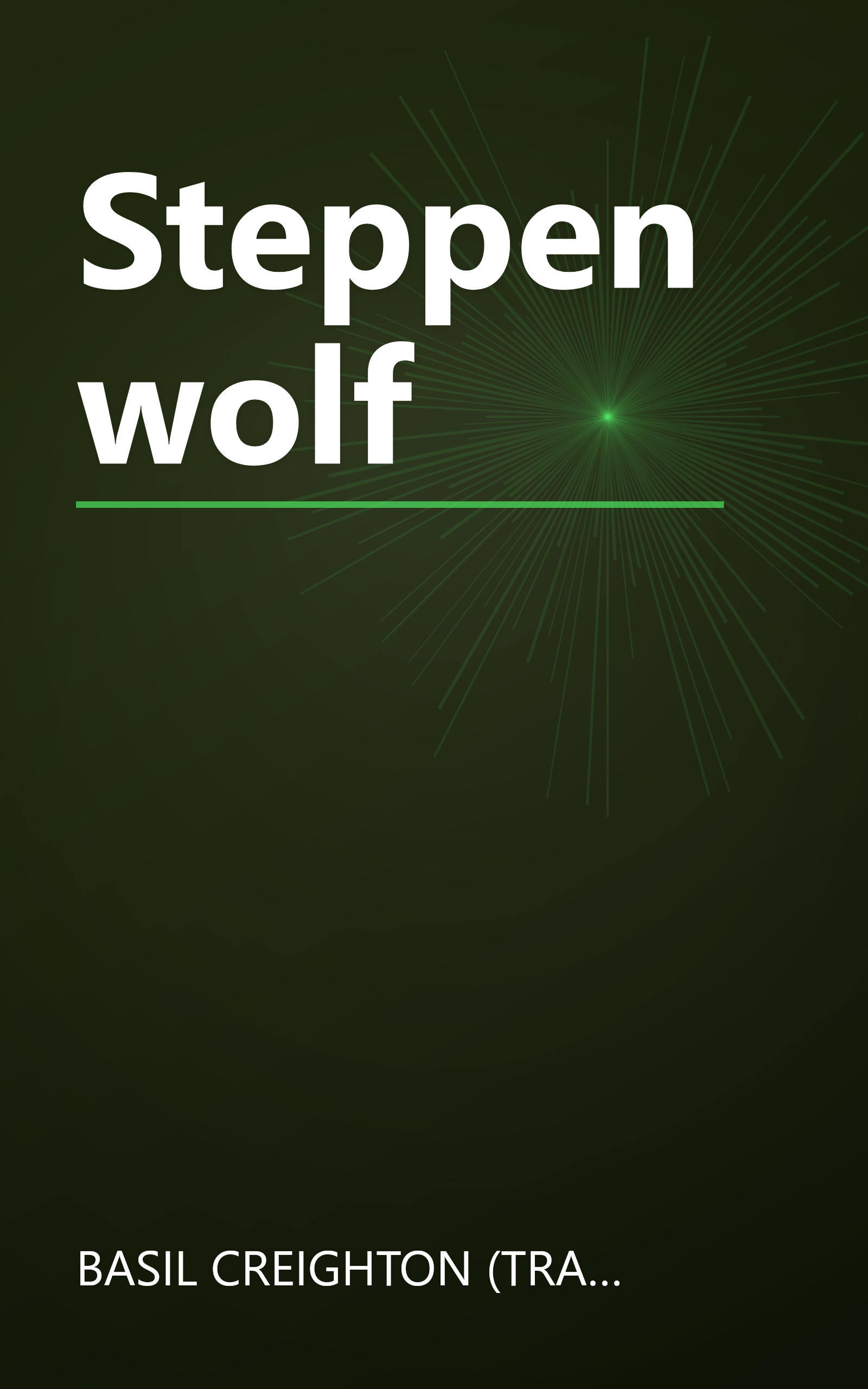 Steppenwolf book cover