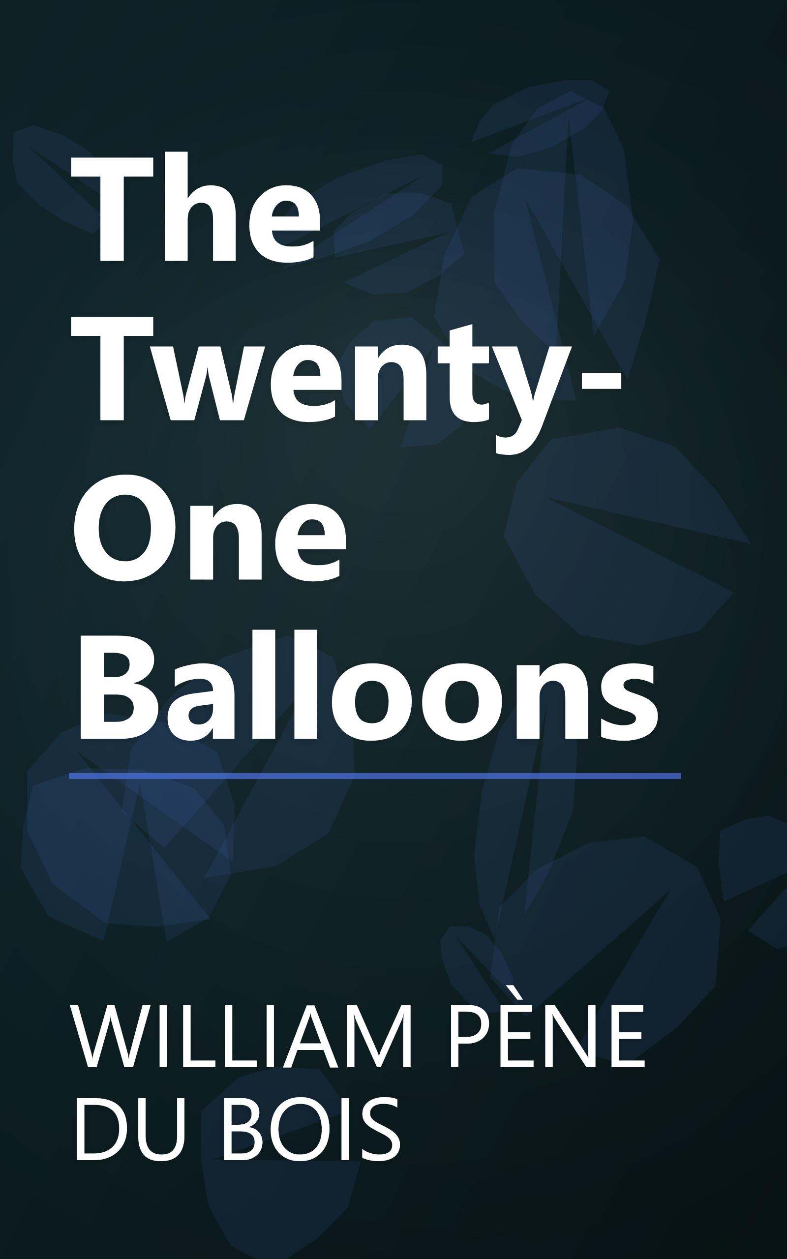 The Twenty-One Balloons book cover
