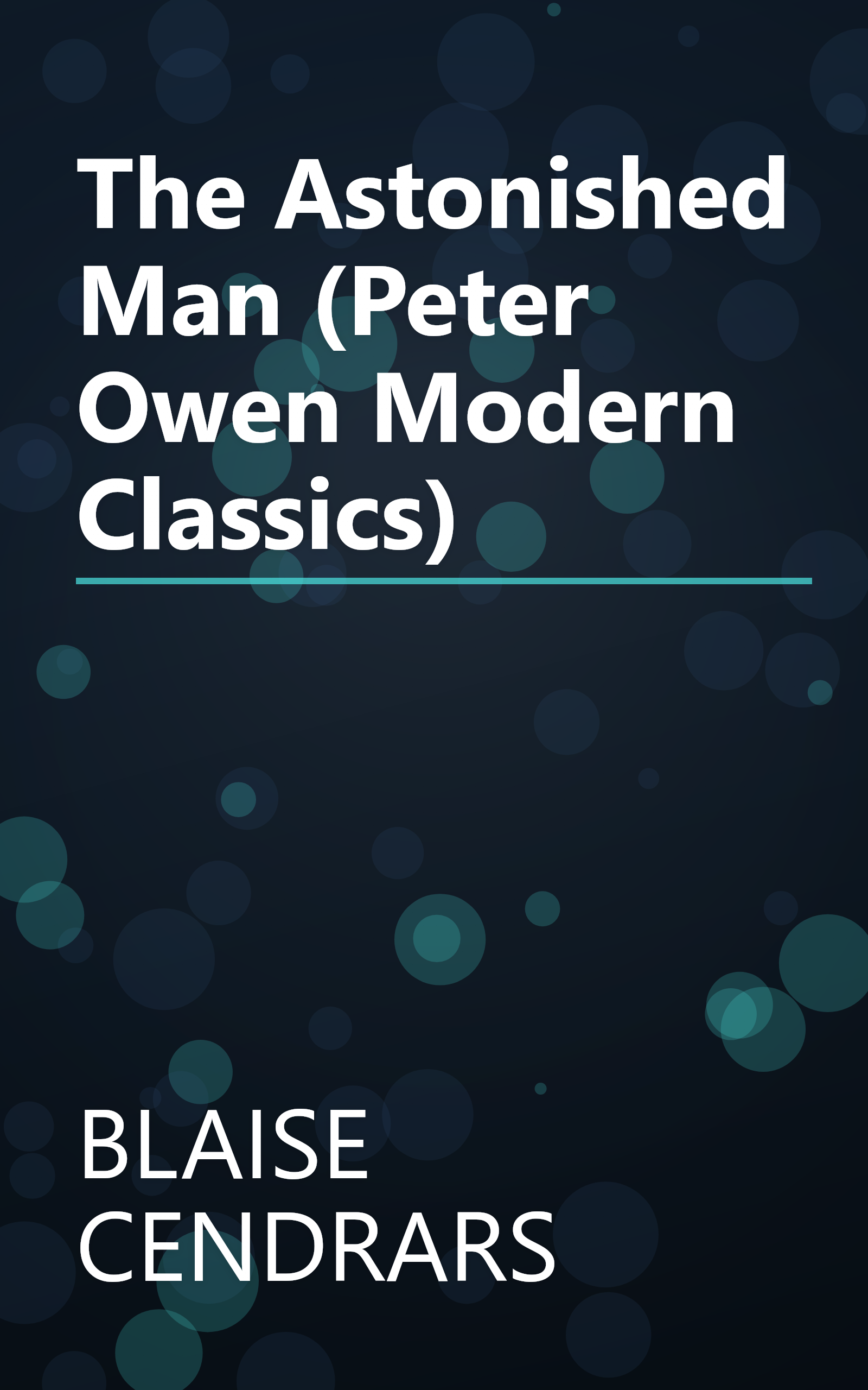 The Astonished Man (Peter Owen Modern Classics) book cover