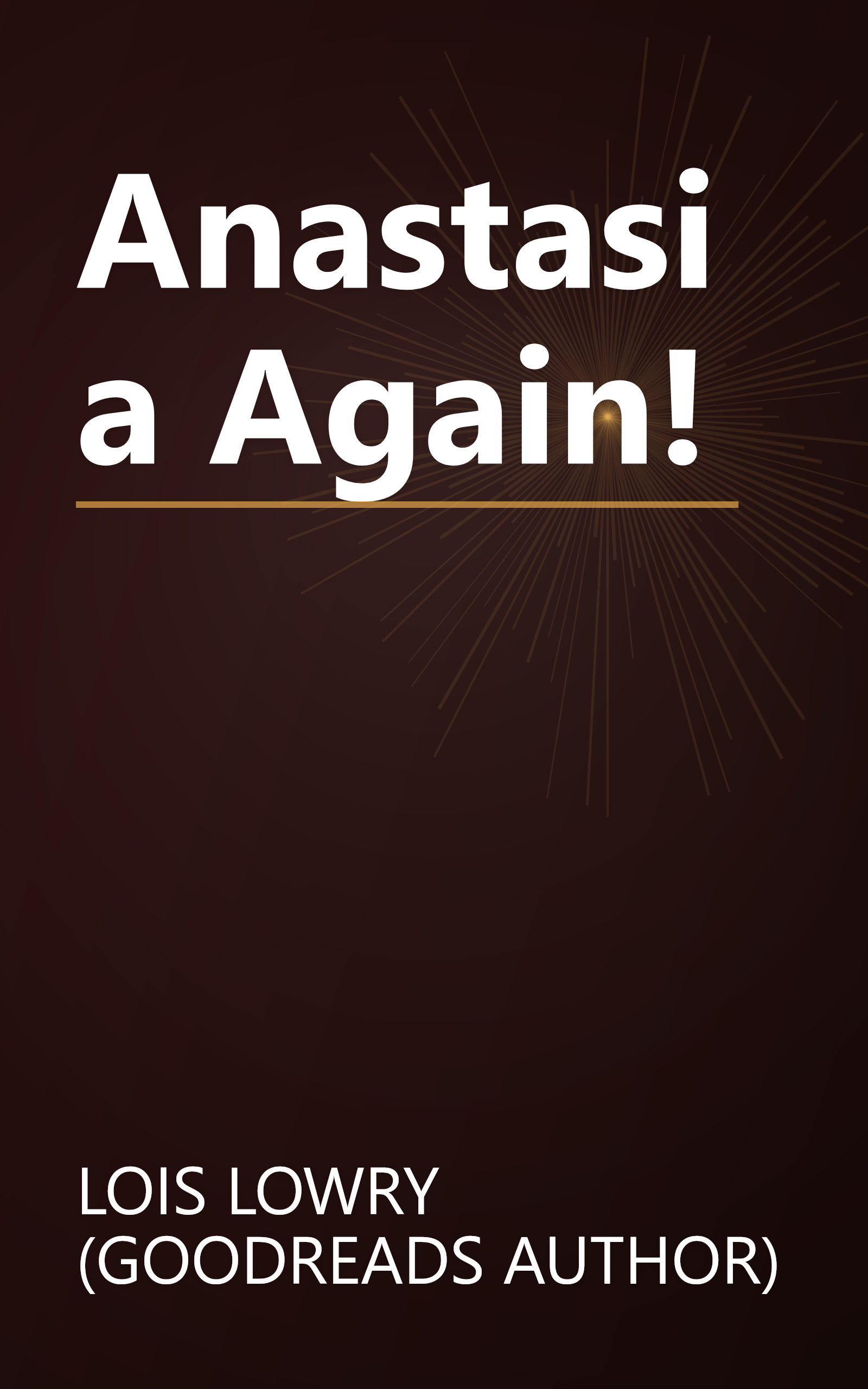 Anastasia Again! book cover