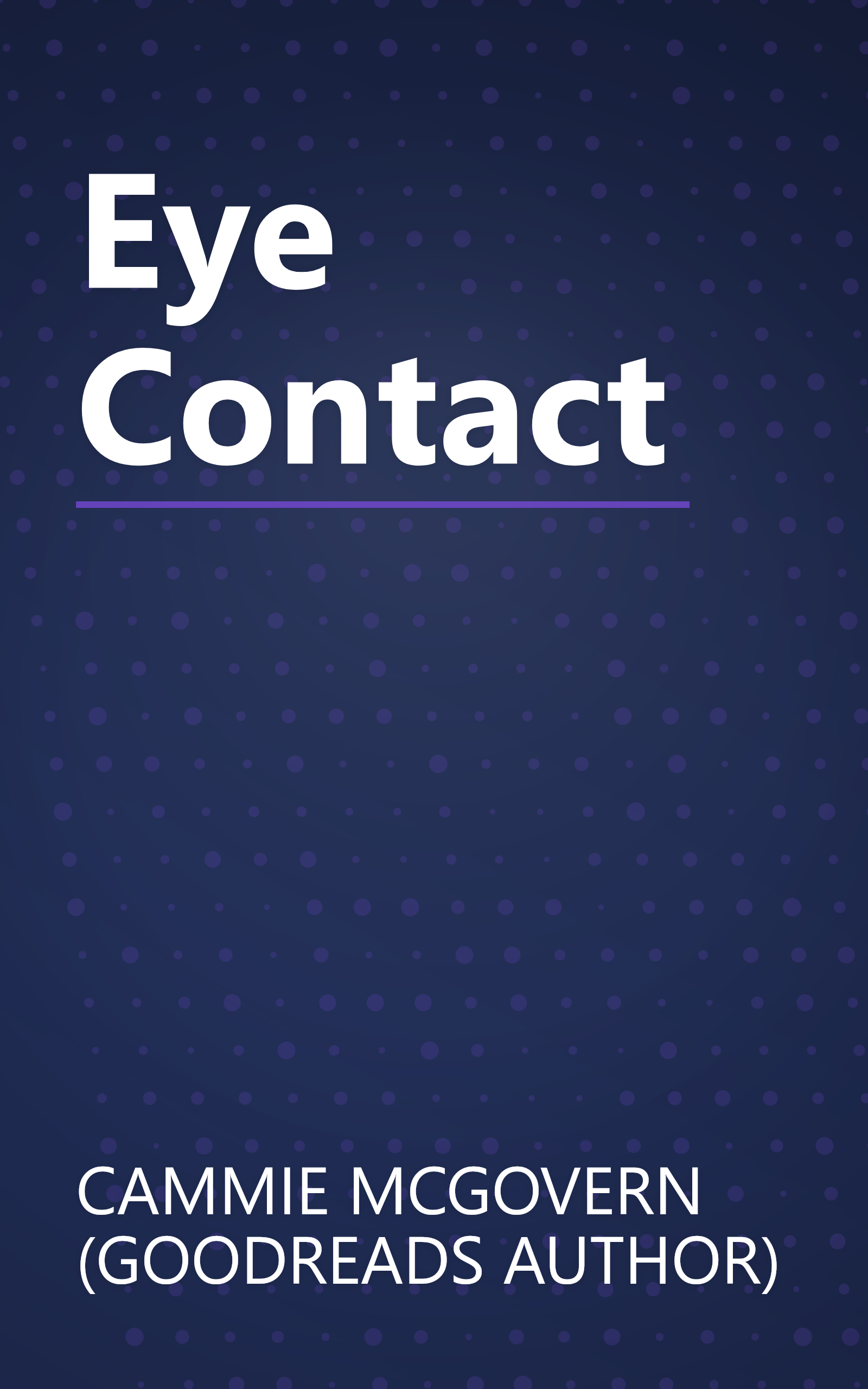 Eye Contact book cover