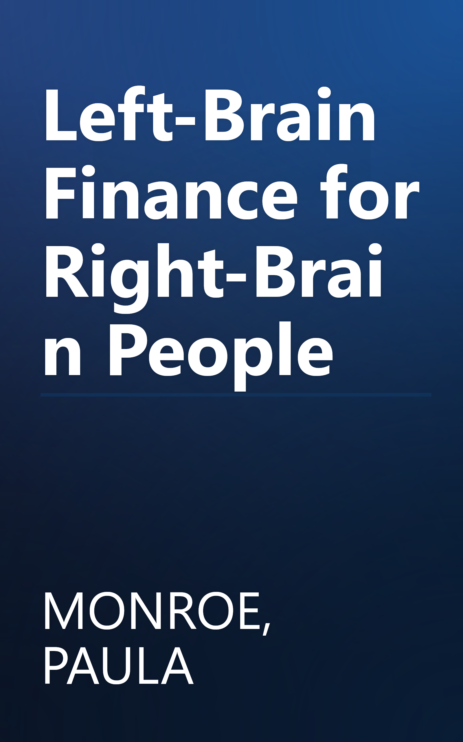 Left-Brain Finance for Right-Brain People book cover
