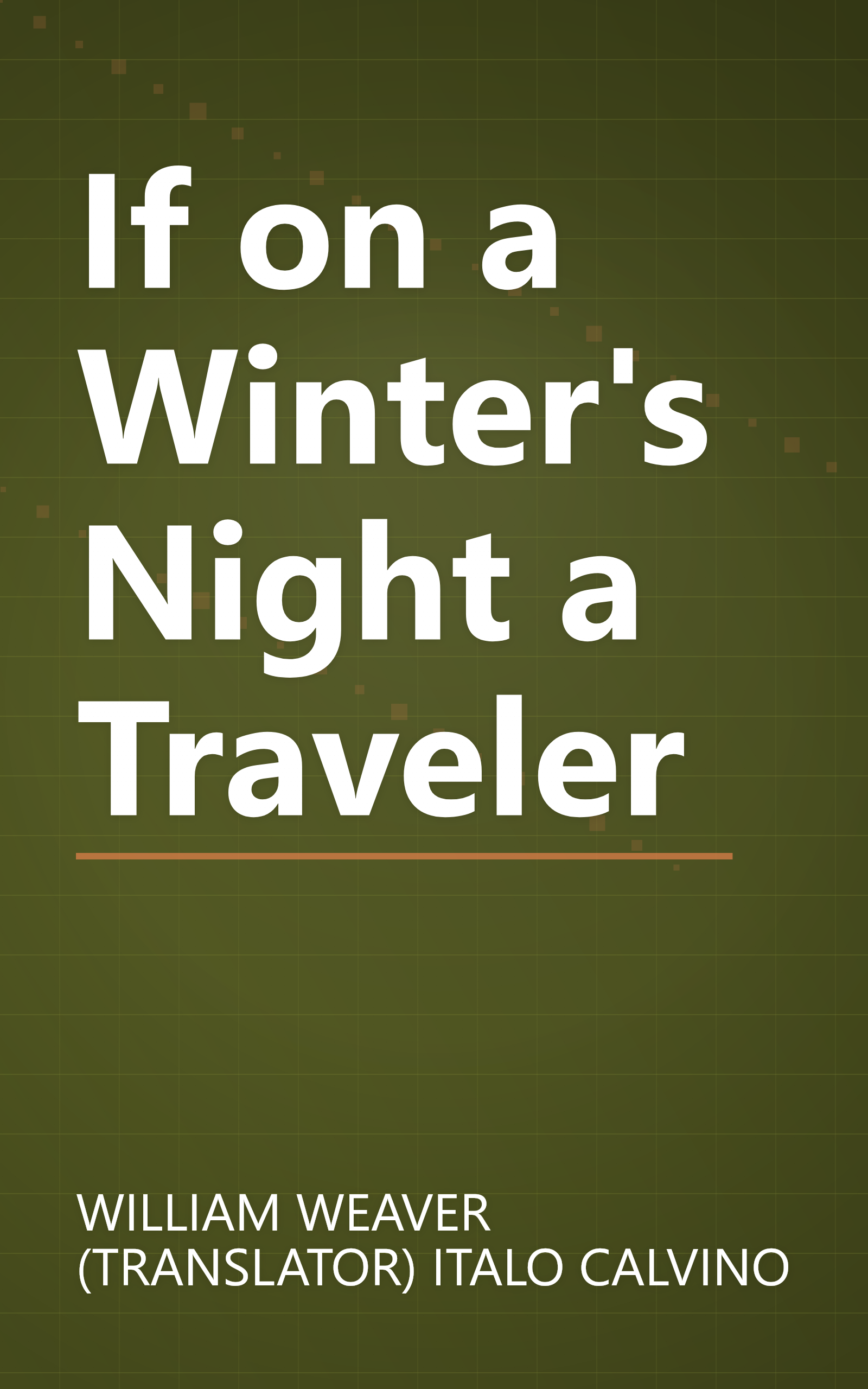 If on a Winter's Night a Traveler book cover