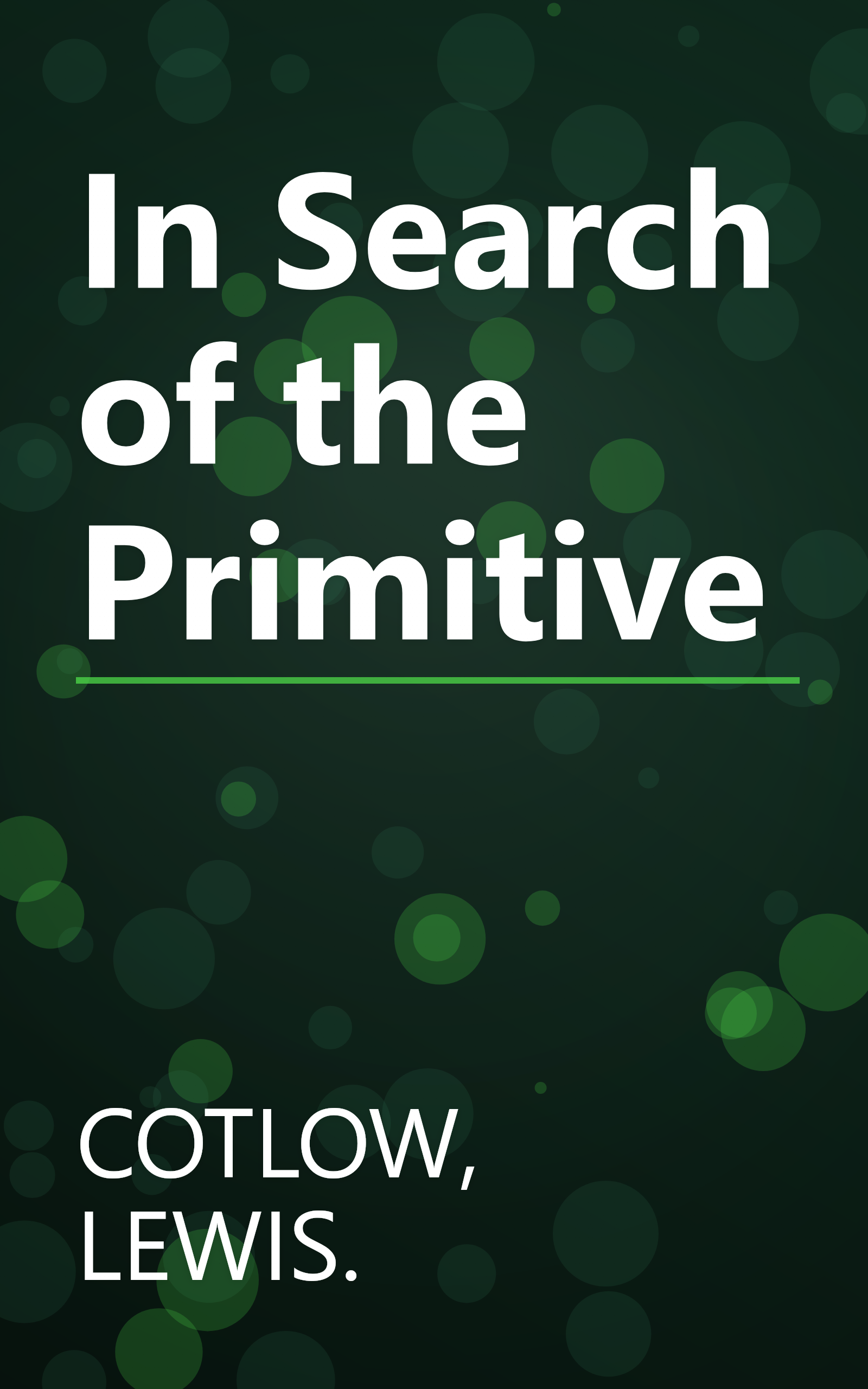 In Search of the Primitive book cover