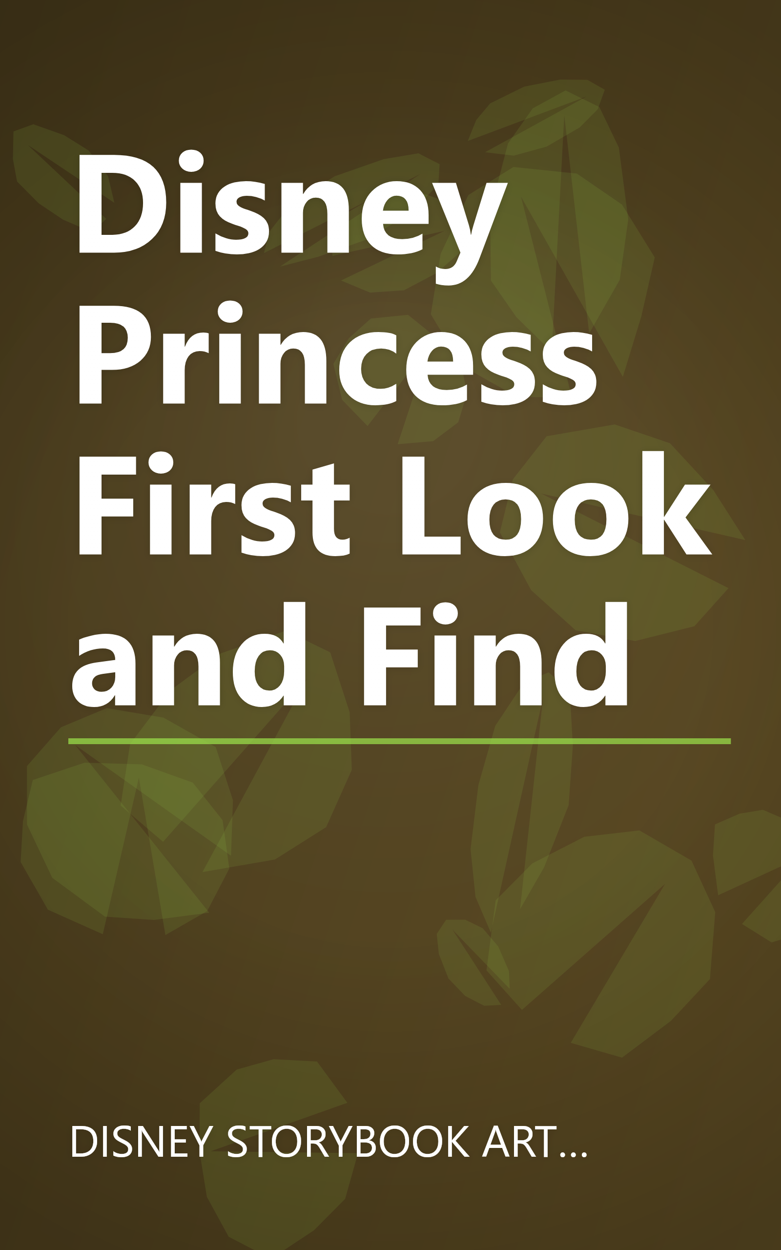 Disney Princess First Look and Find book cover
