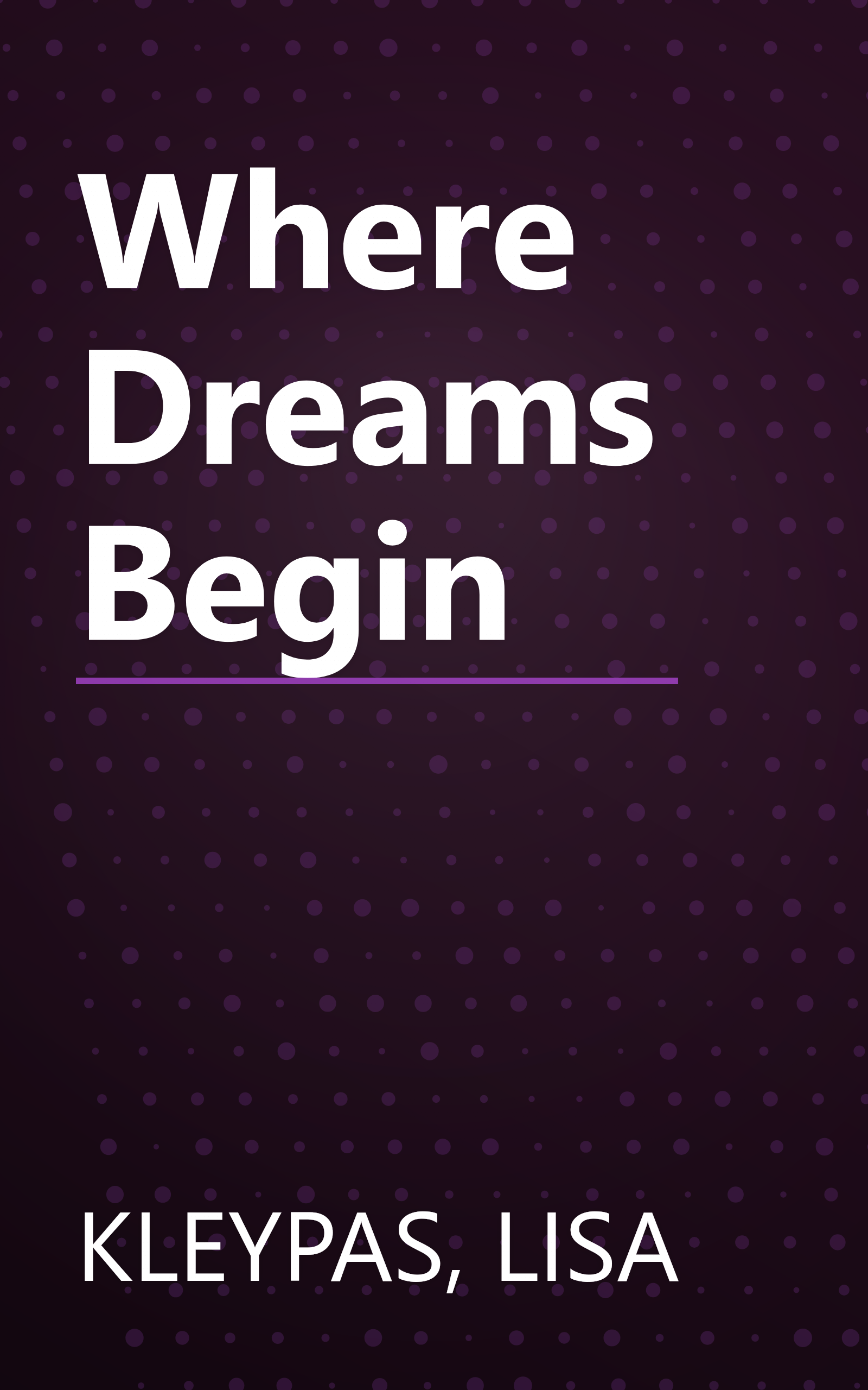 Where Dreams Begin book cover