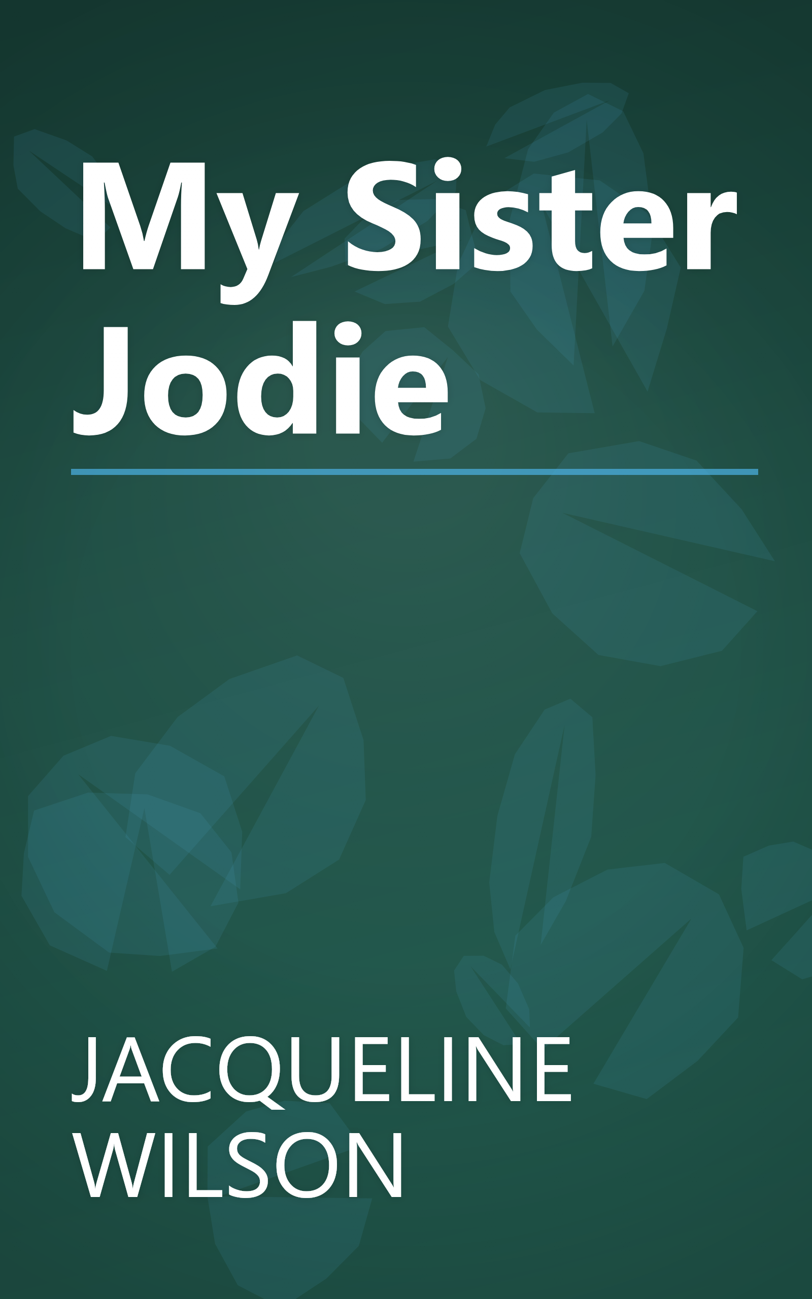 My Sister Jodie book cover