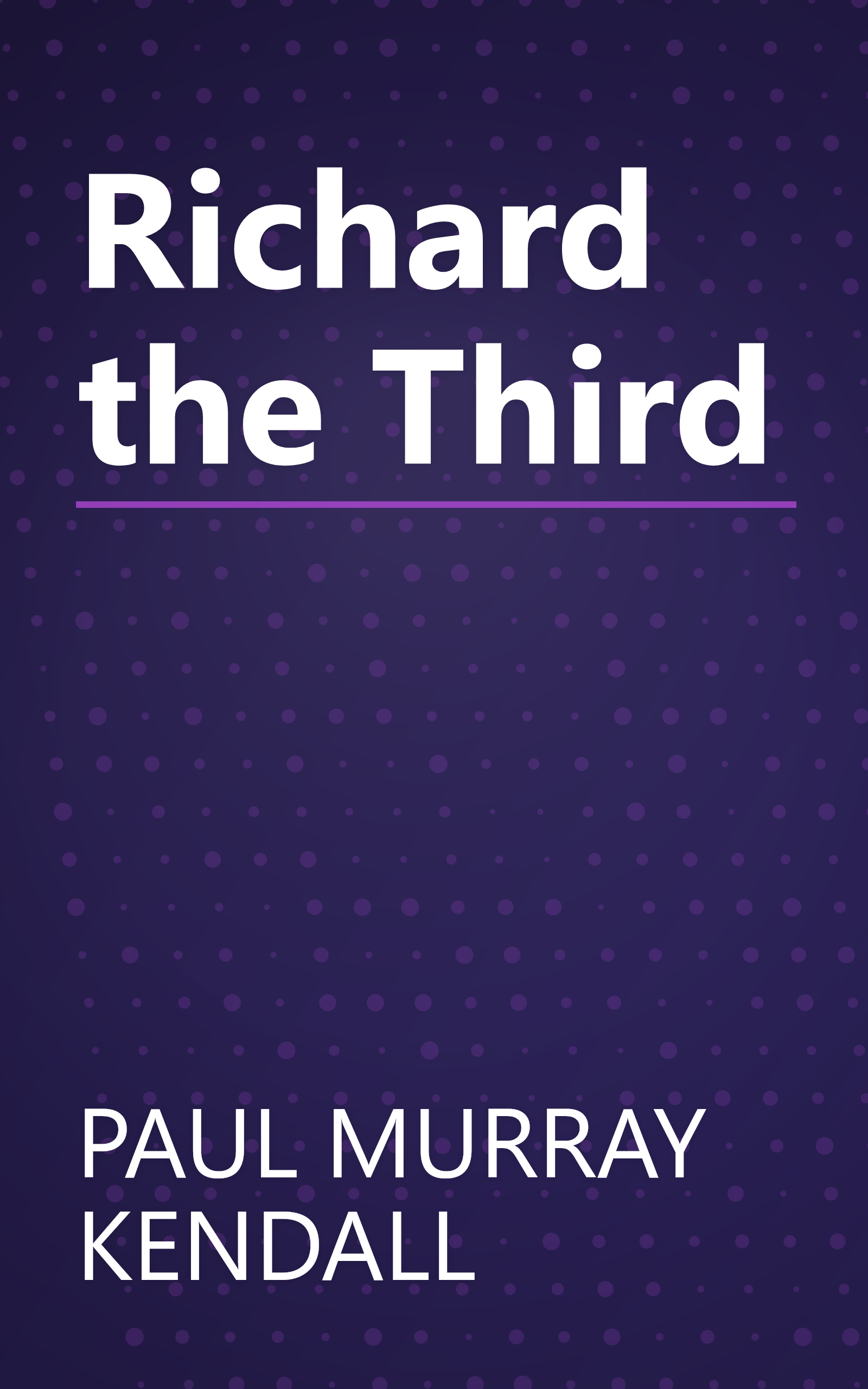 Richard the Third book cover