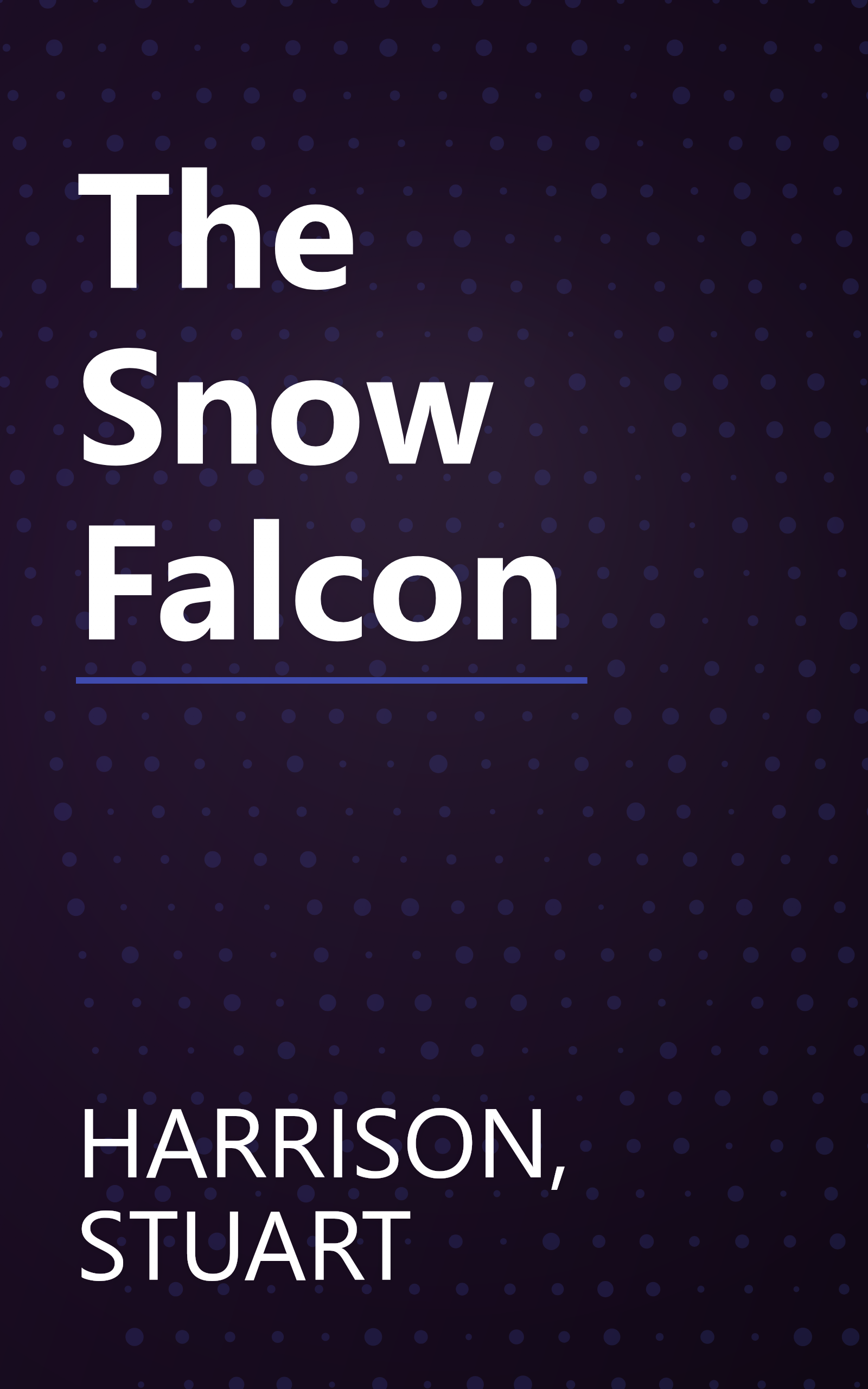 The Snow Falcon book cover