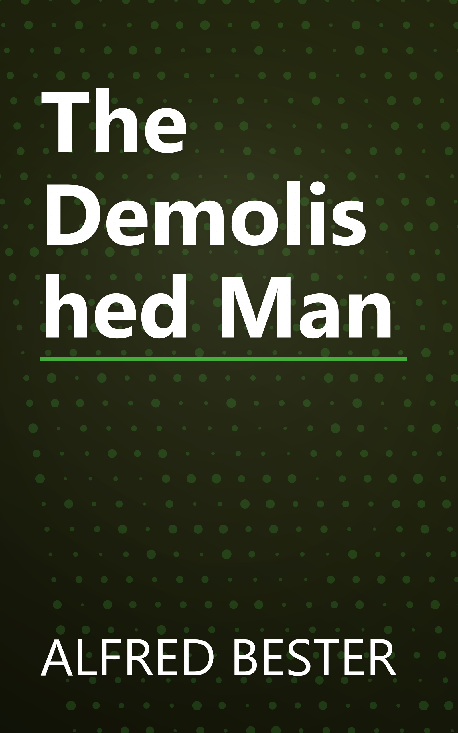 The Demolished Man book cover
