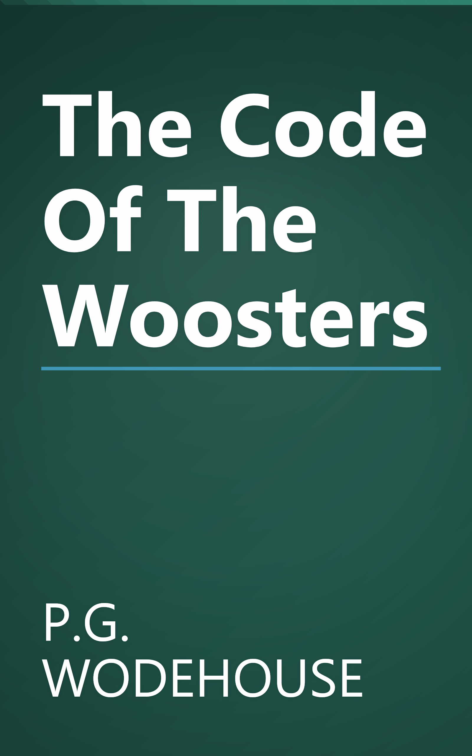 The Code Of The Woosters book cover