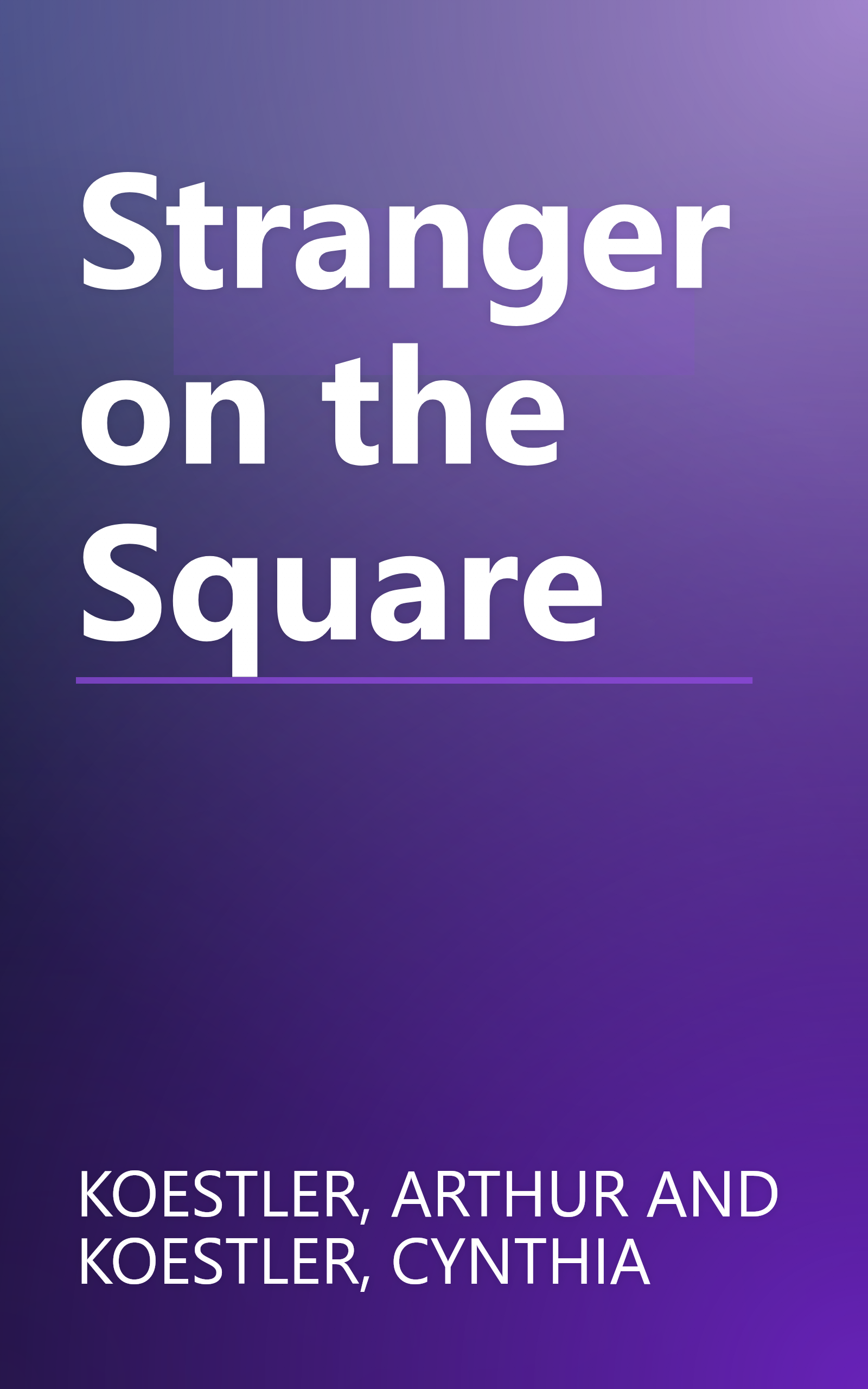 Stranger on the Square book cover