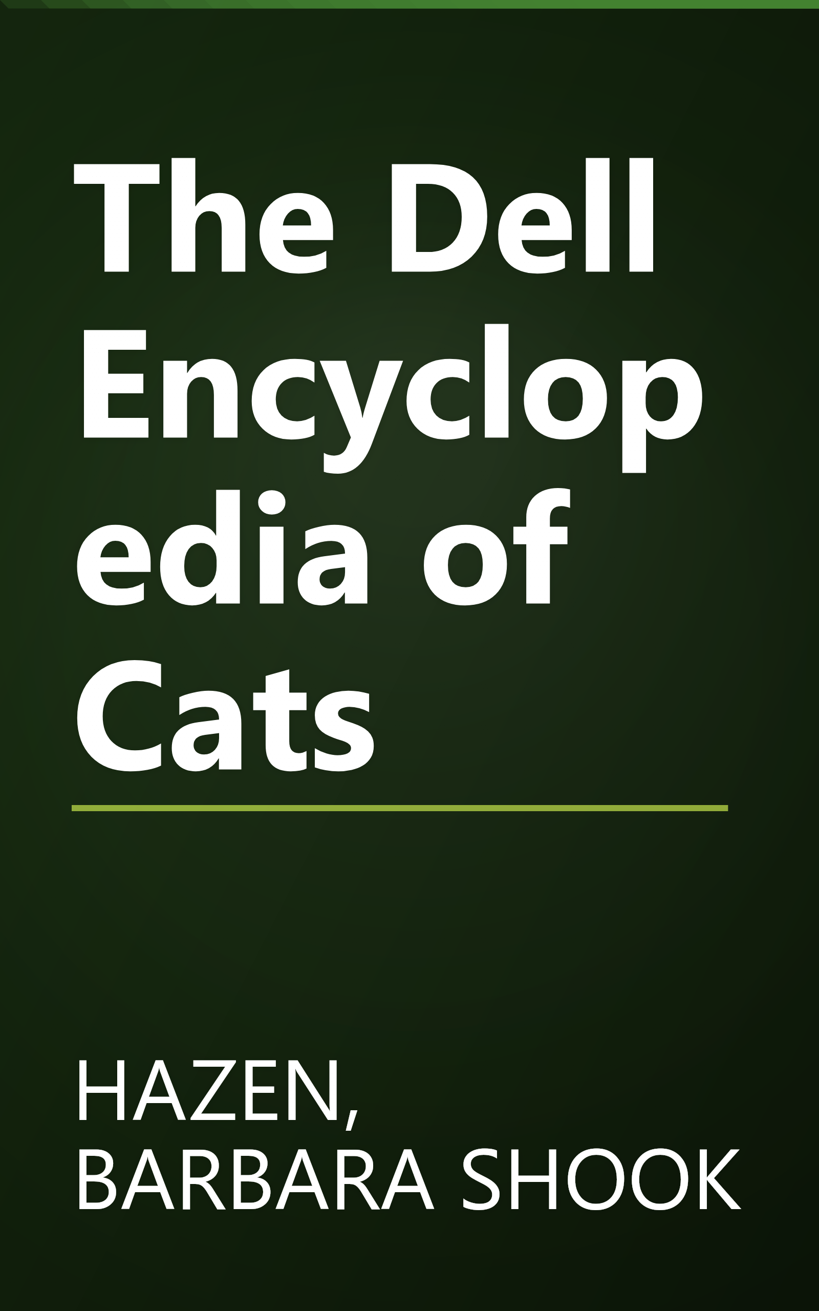 The Dell Encyclopedia of Cats book cover