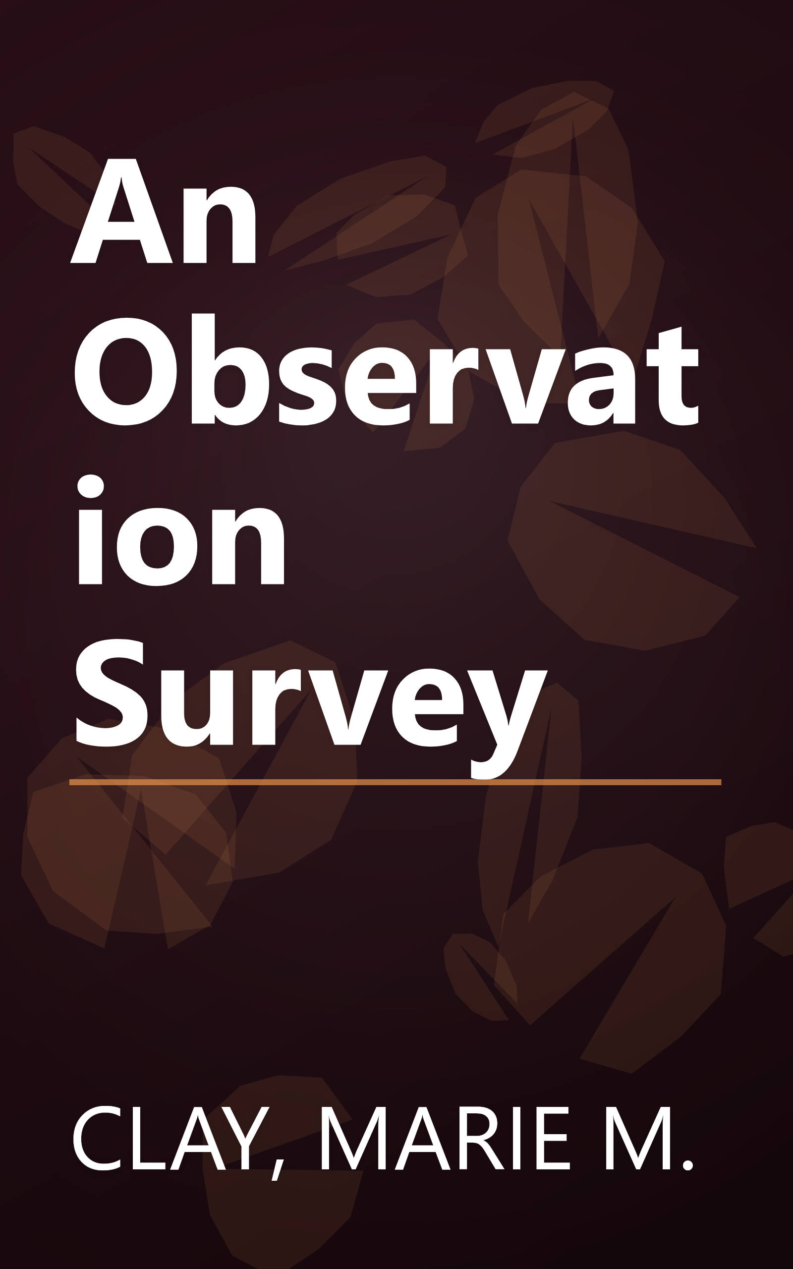 An Observation Survey book cover