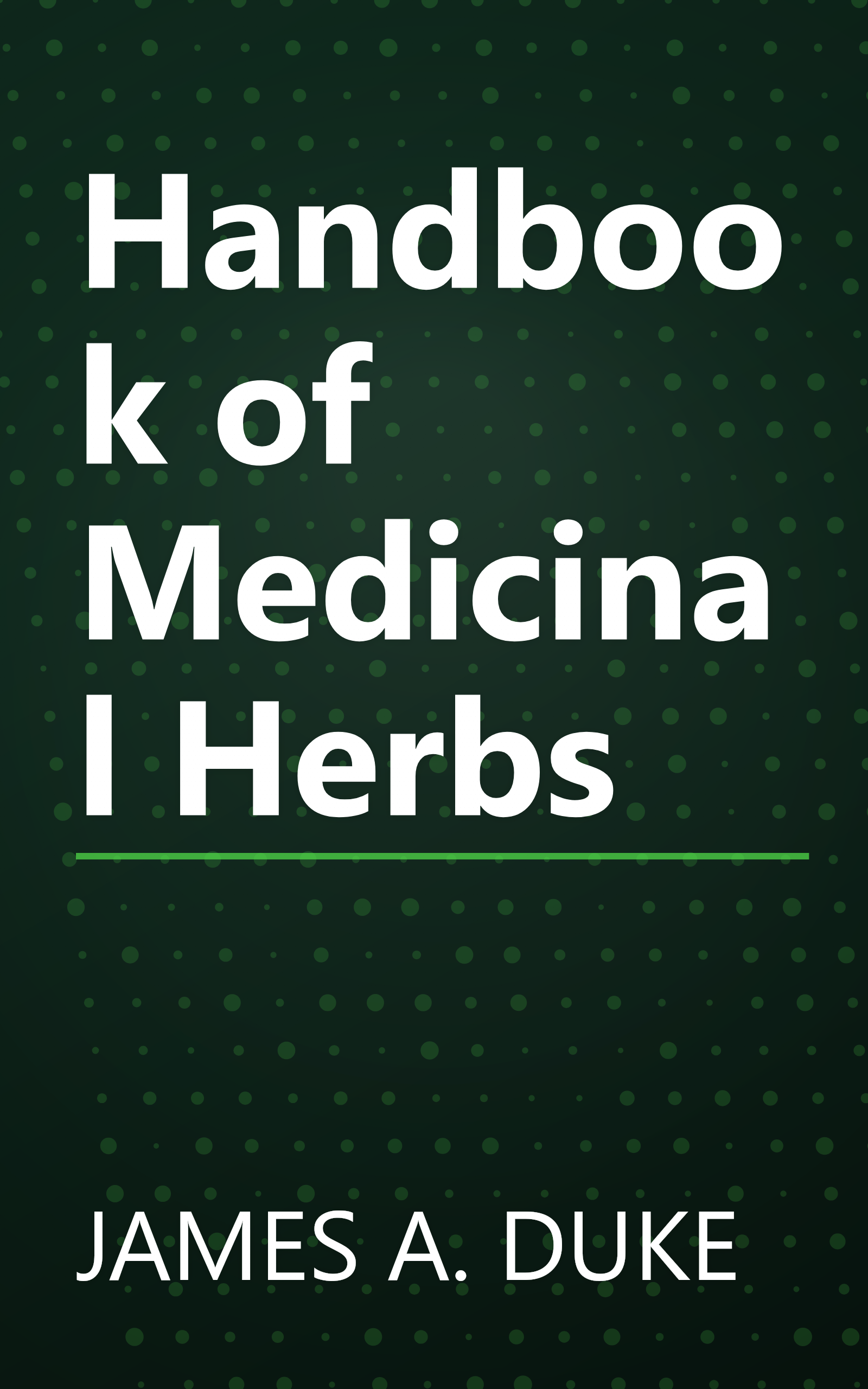 Handbook of Medicinal Herbs book cover