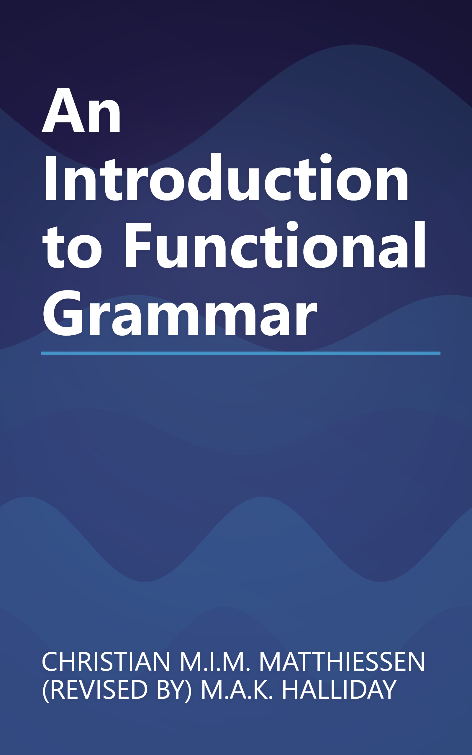 An Introduction to Functional Grammar book cover