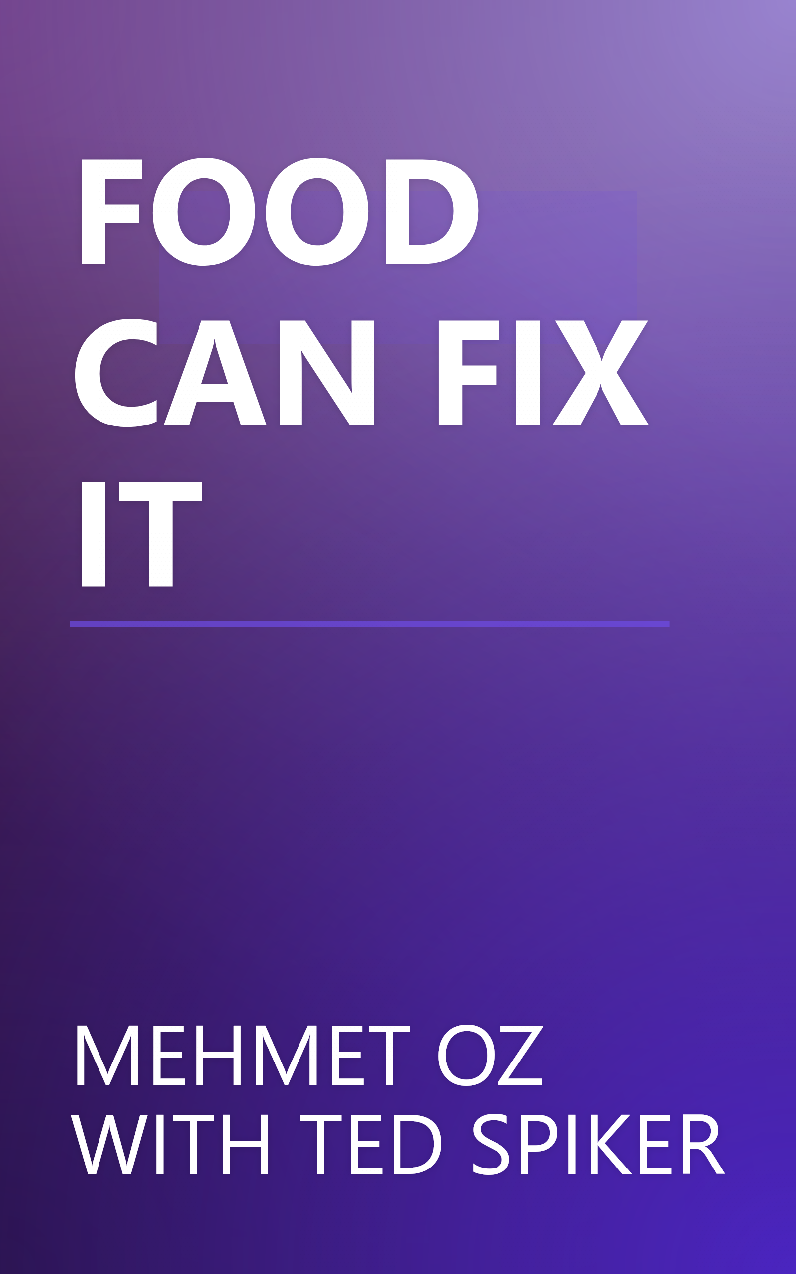 FOOD CAN FIX IT book cover