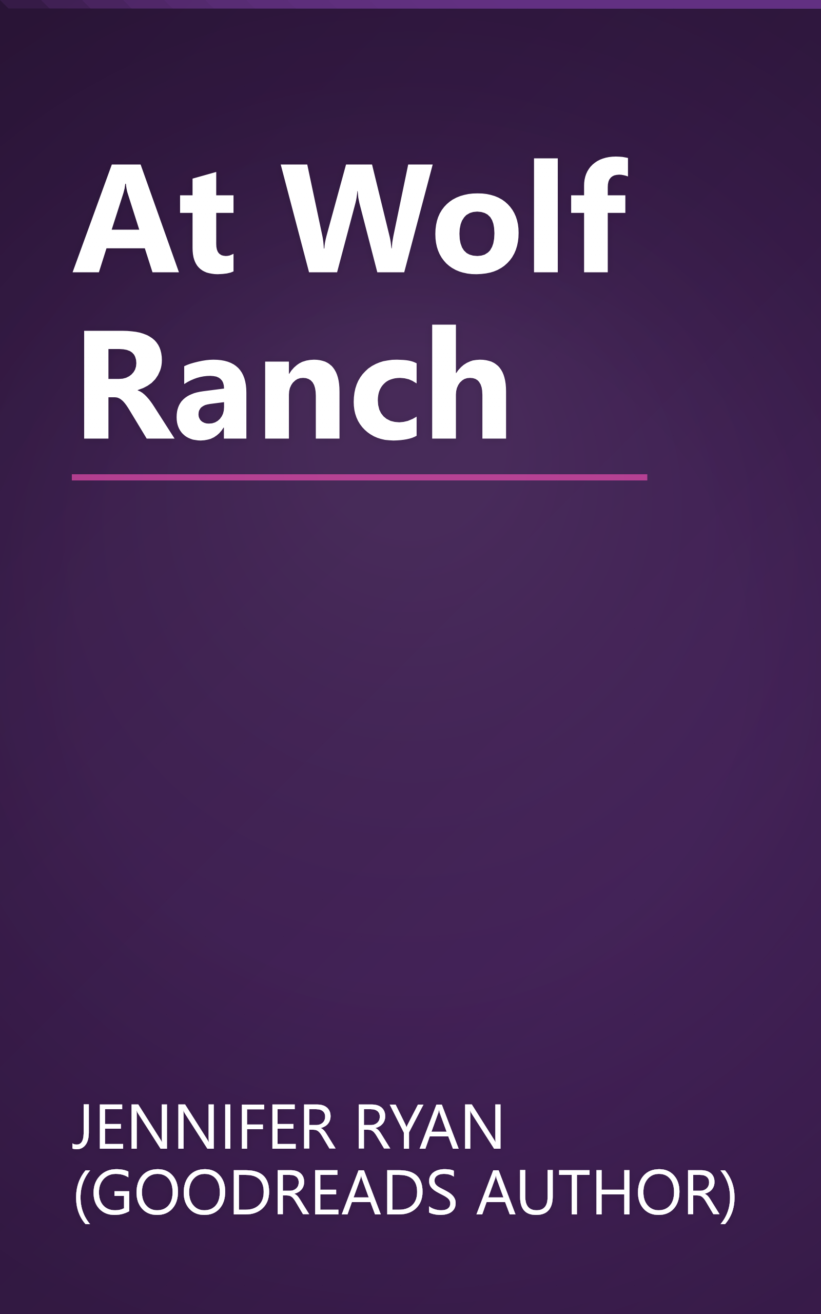 At Wolf Ranch book cover