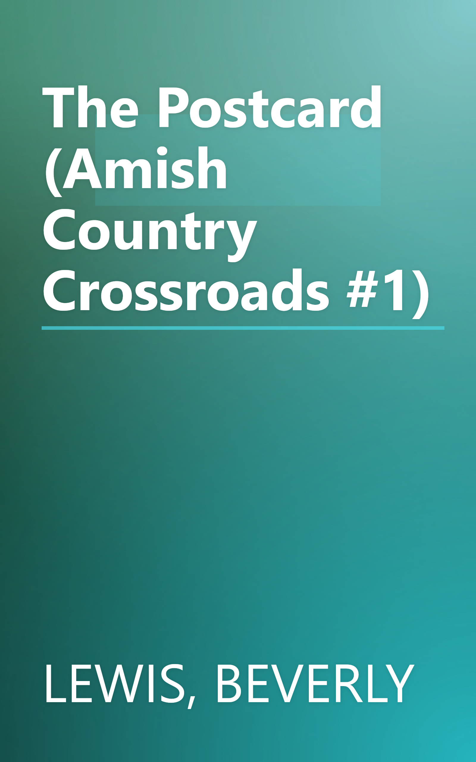 The Postcard (Amish Country Crossroads #1) book cover