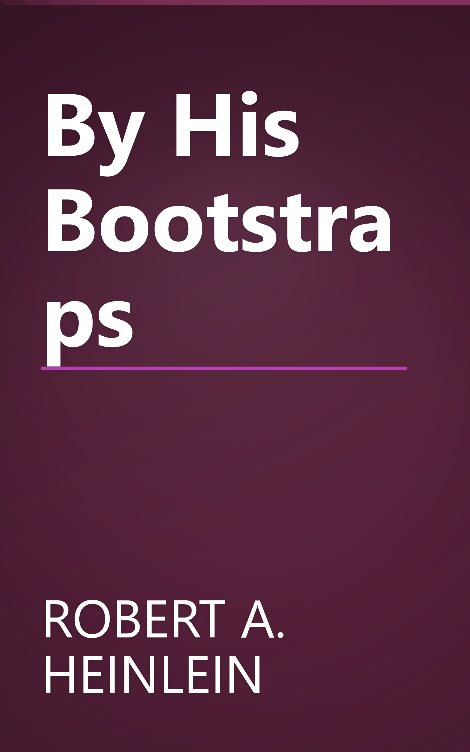 By His Bootstraps book cover