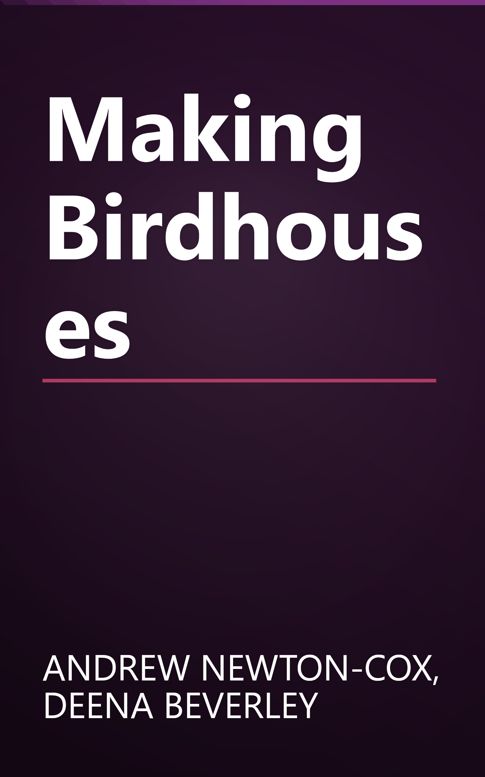 Making Birdhouses book cover