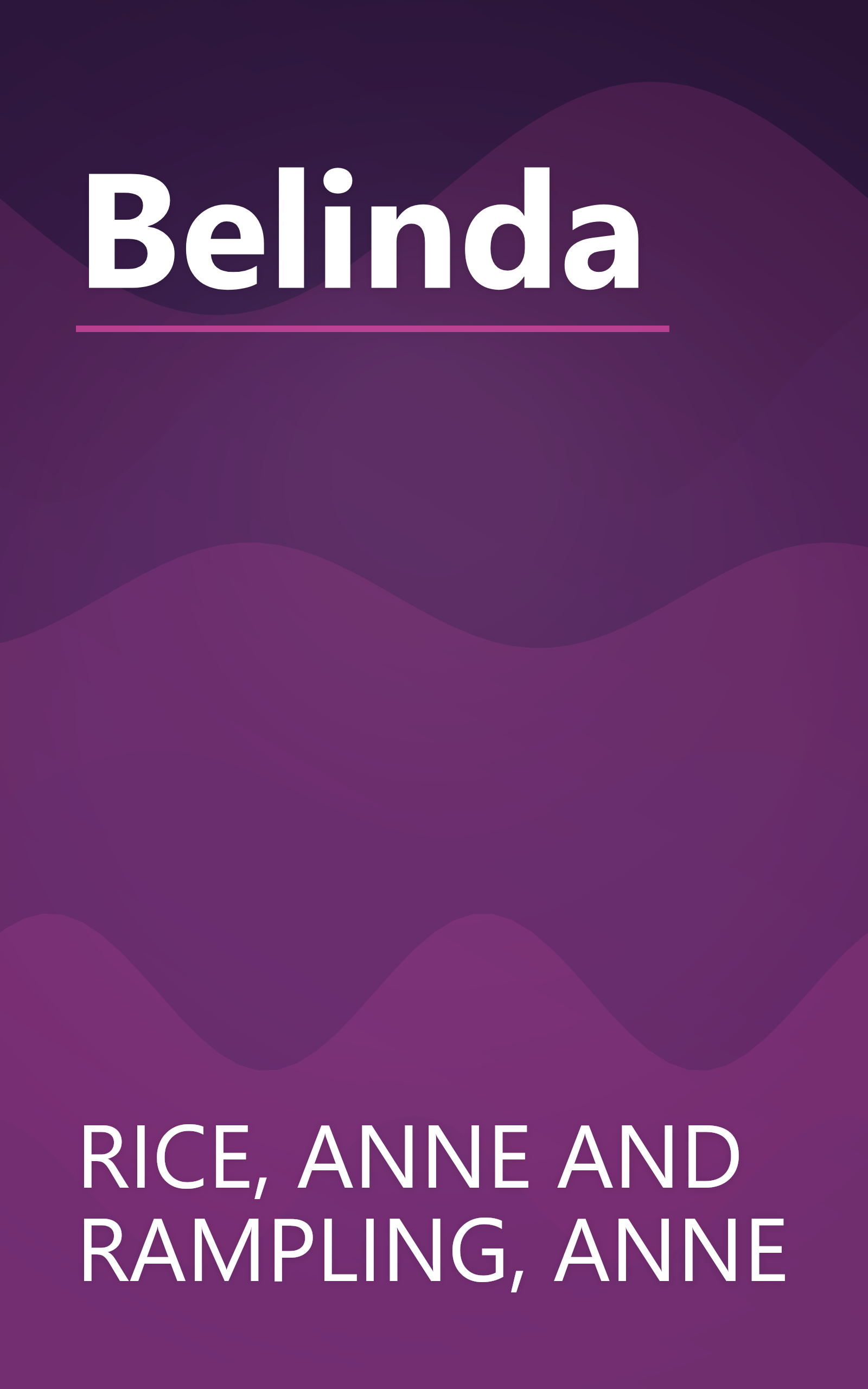 Belinda book cover