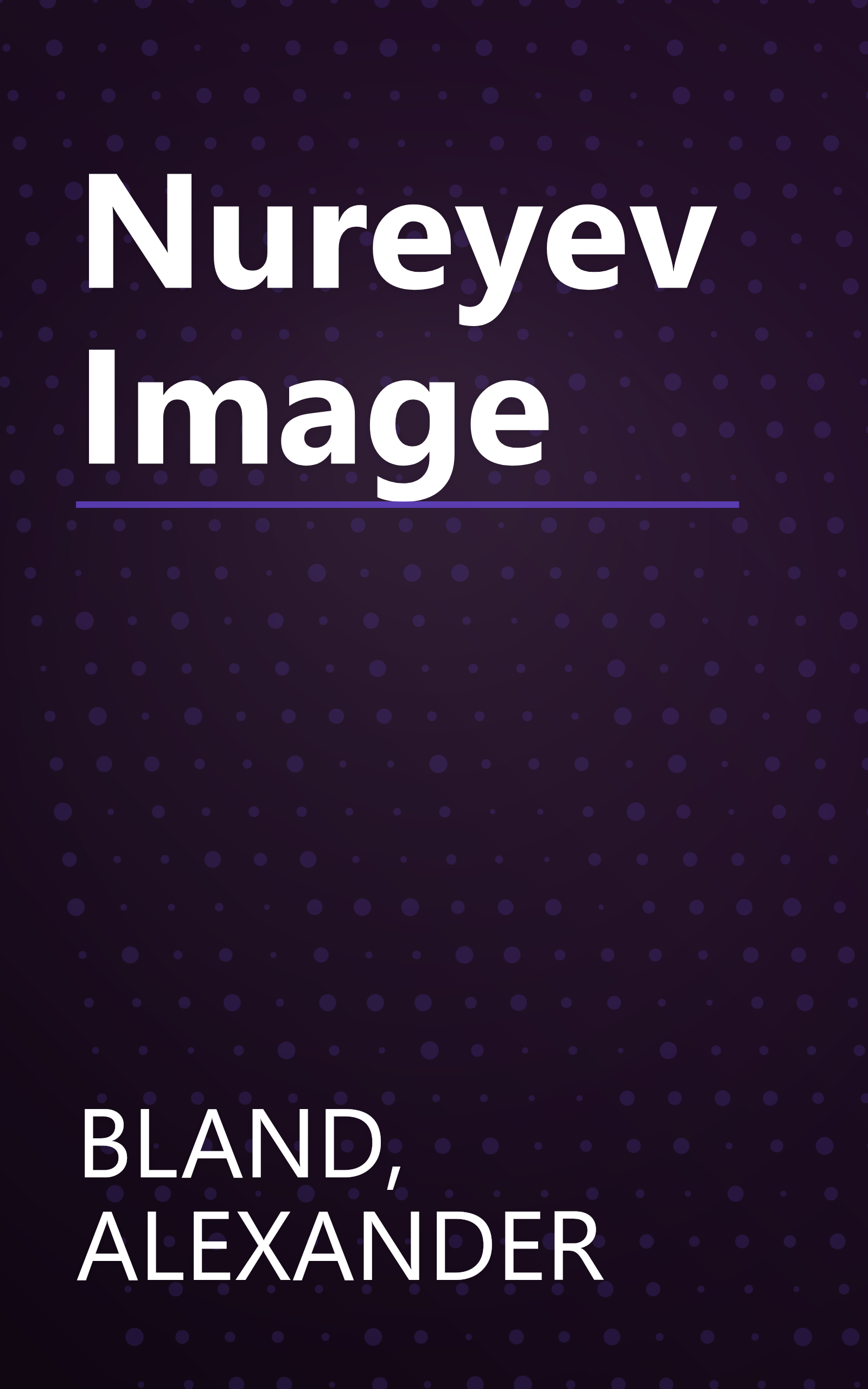 Nureyev Image book cover