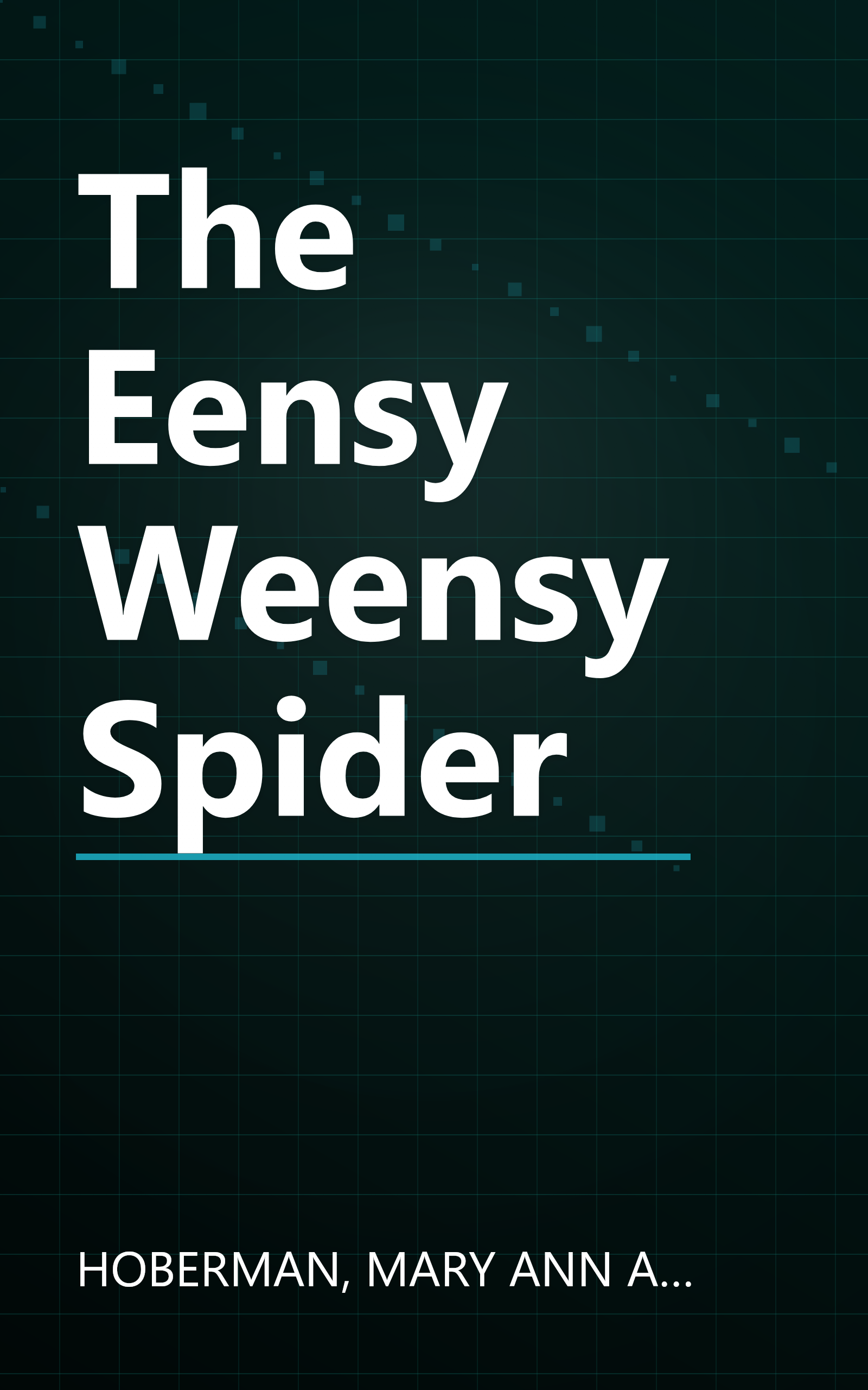The Eensy Weensy Spider book cover