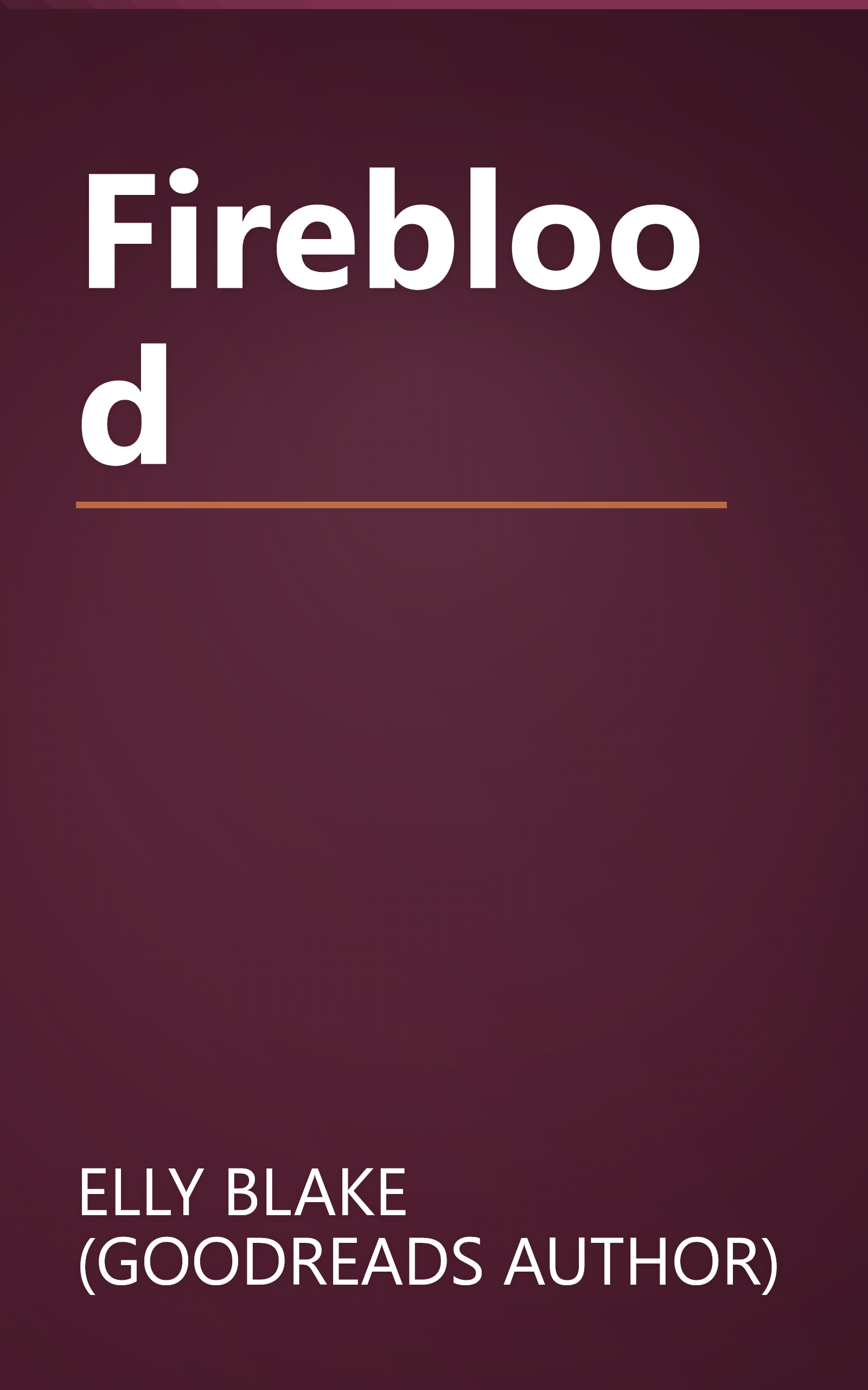 Fireblood book cover